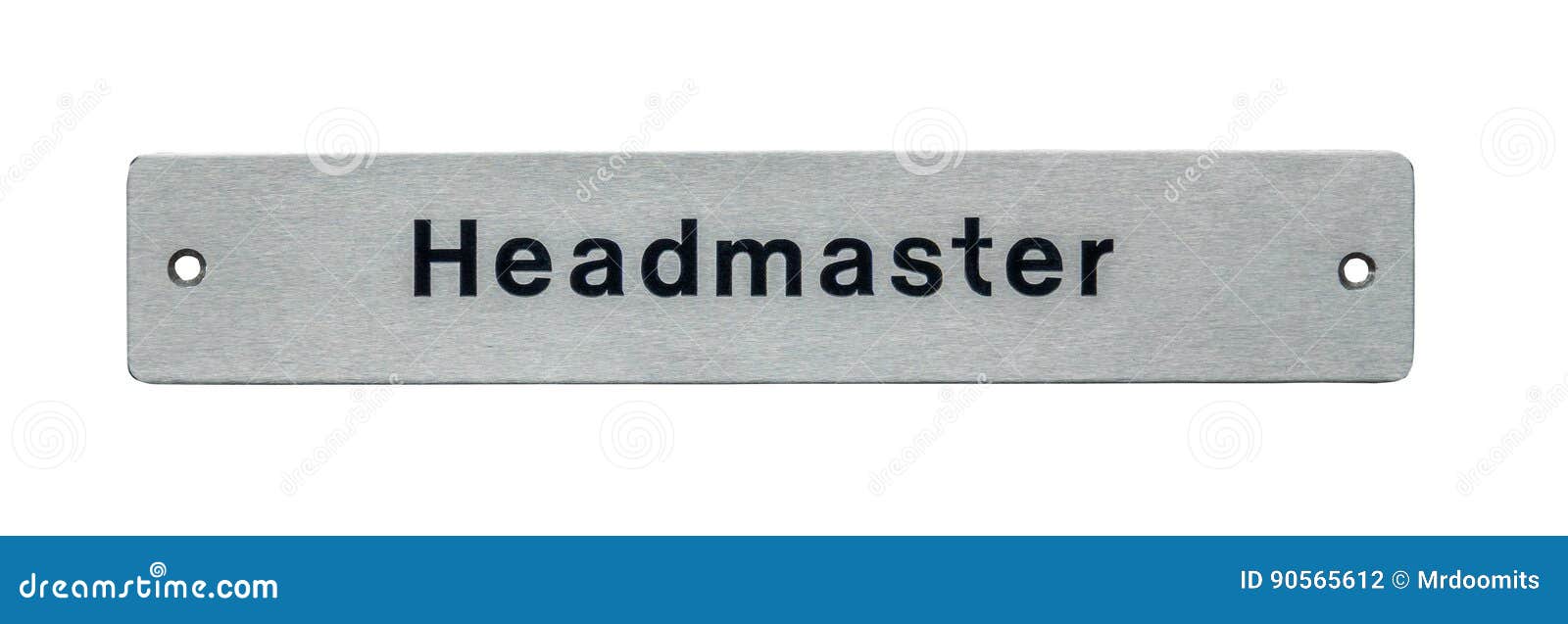 School Headmaster Sign stock photo. Image of headmaster - 90565612