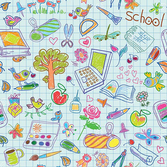 School holiday background stock vector. Illustration of notebook - 28361554