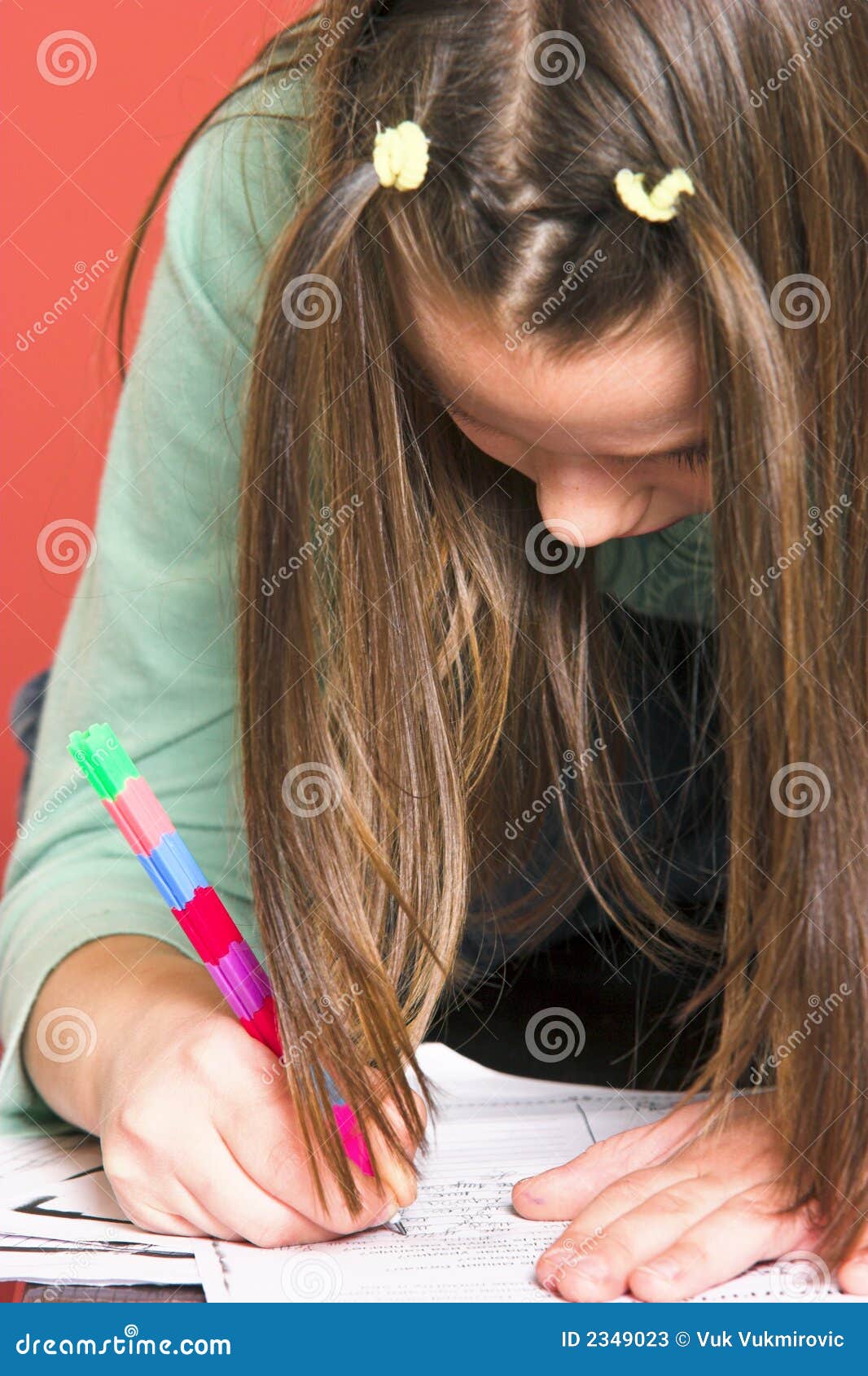 School homework stock image. Image of effort, childhood - 2349023