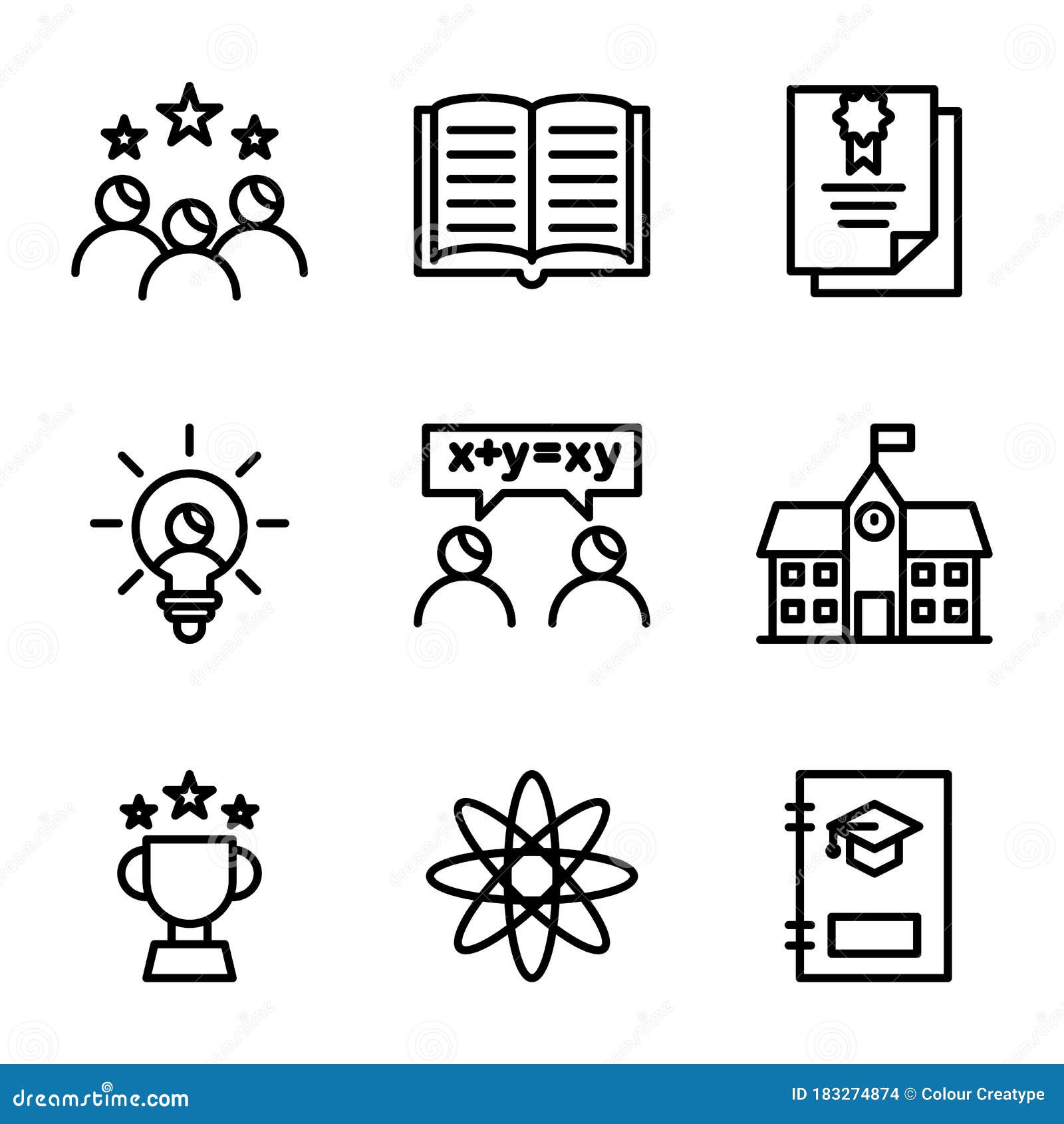 School Rank Concept Illustration On Back To School Banner With ...