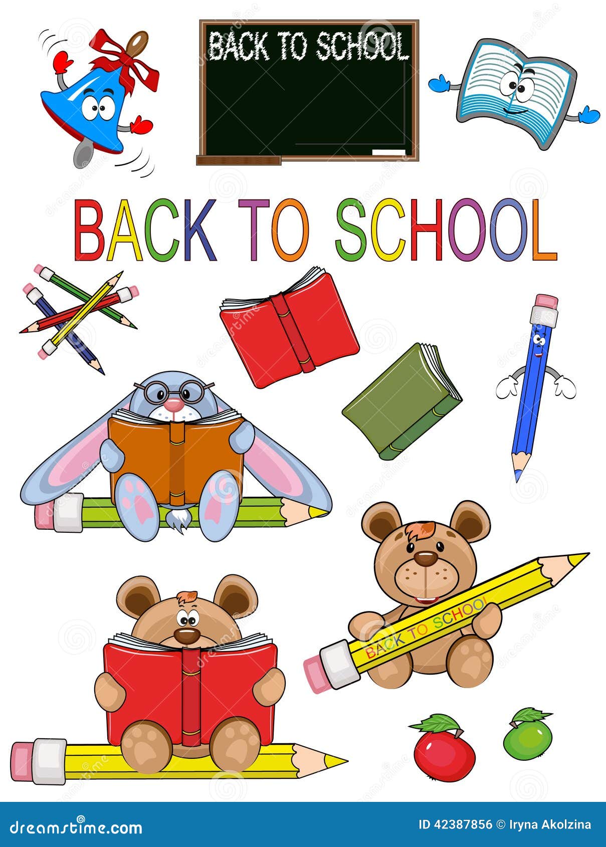 School icons set. stock vector. Illustration of learning - 42387856