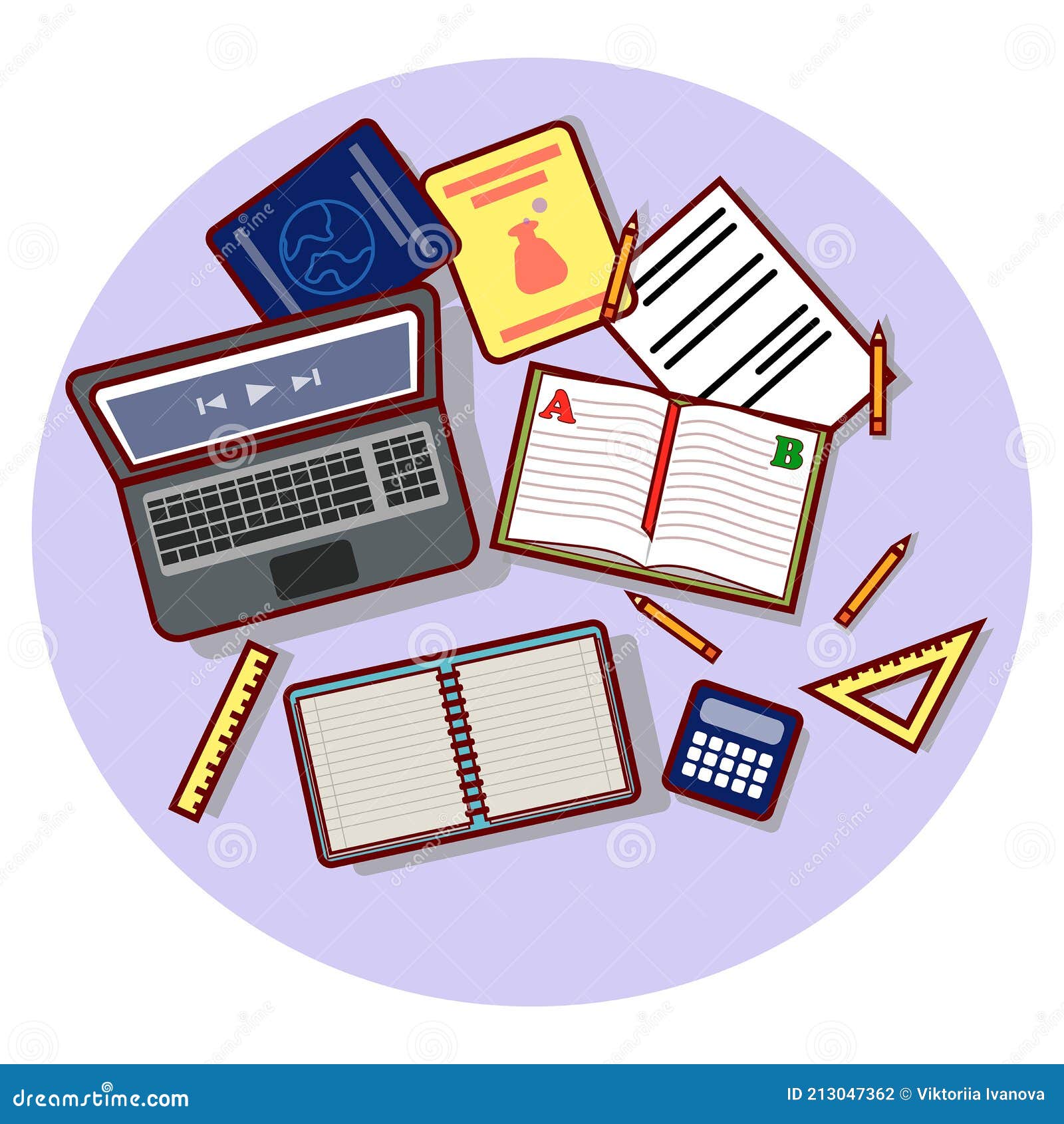 Education Progress Mosaic Icon Of Joggly Items Stock Photo ...