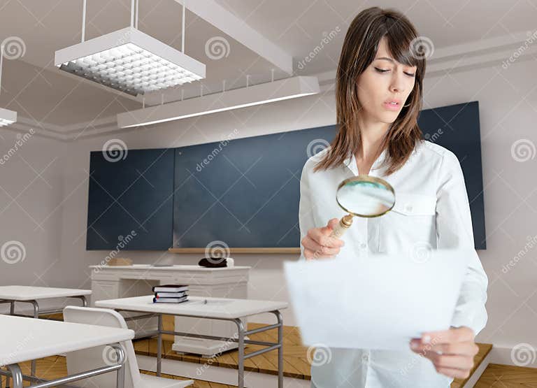 School inspection stock image. Image of classroom, inspection - 24728595