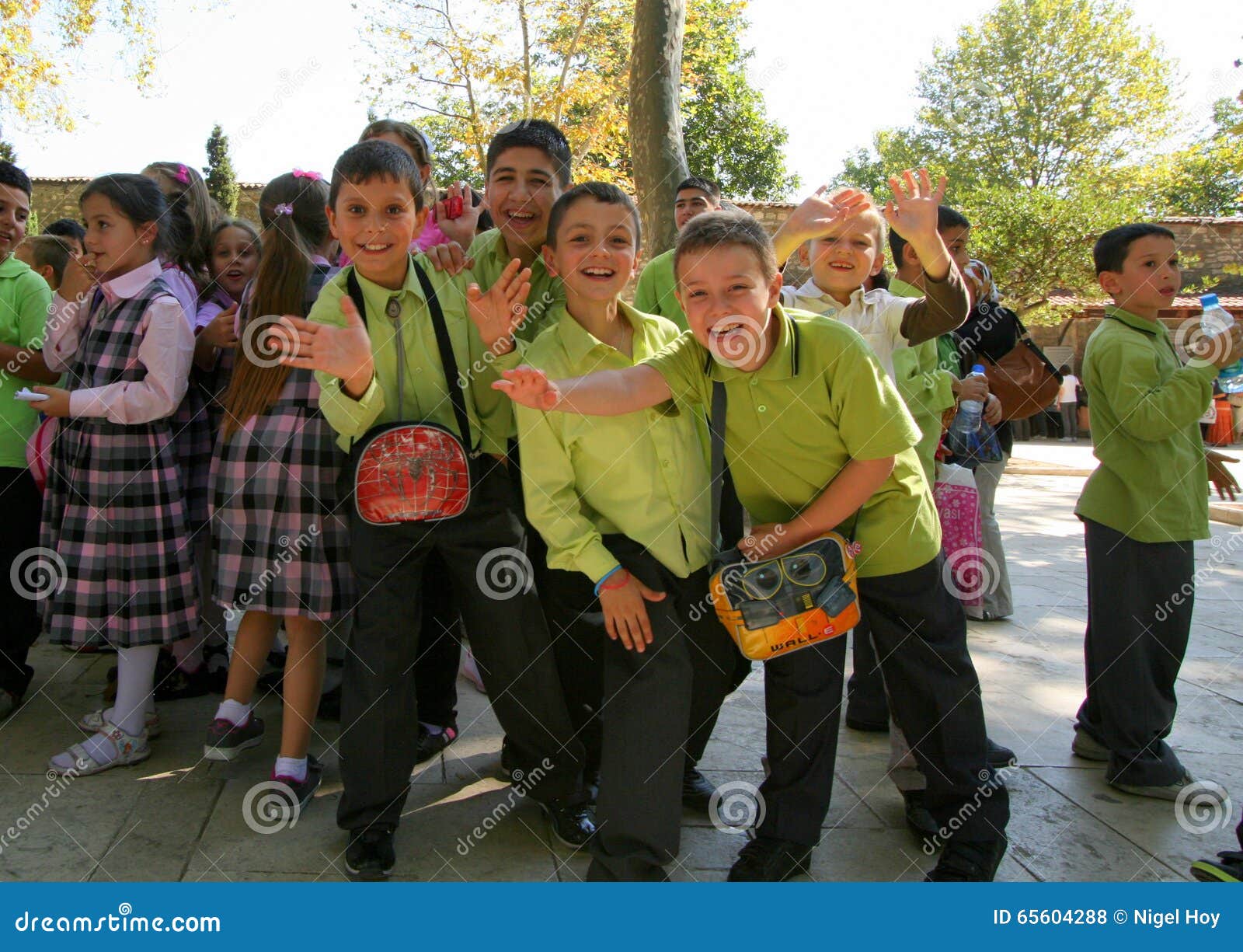 School kids on school trip editorial stock photo. Image of school ...