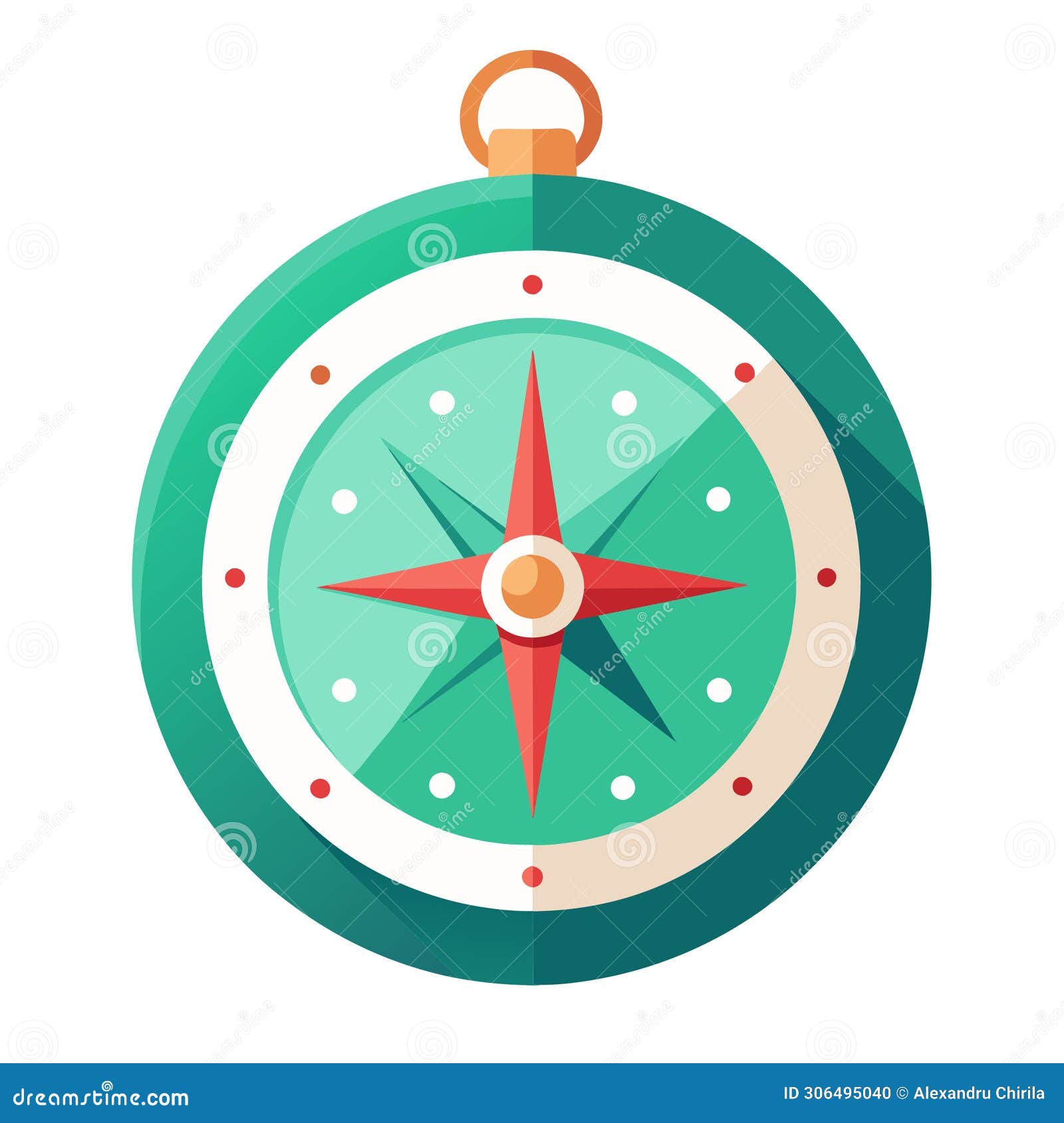 Compass Cute School Vector EPS Stock Vector - Illustration of compass ...