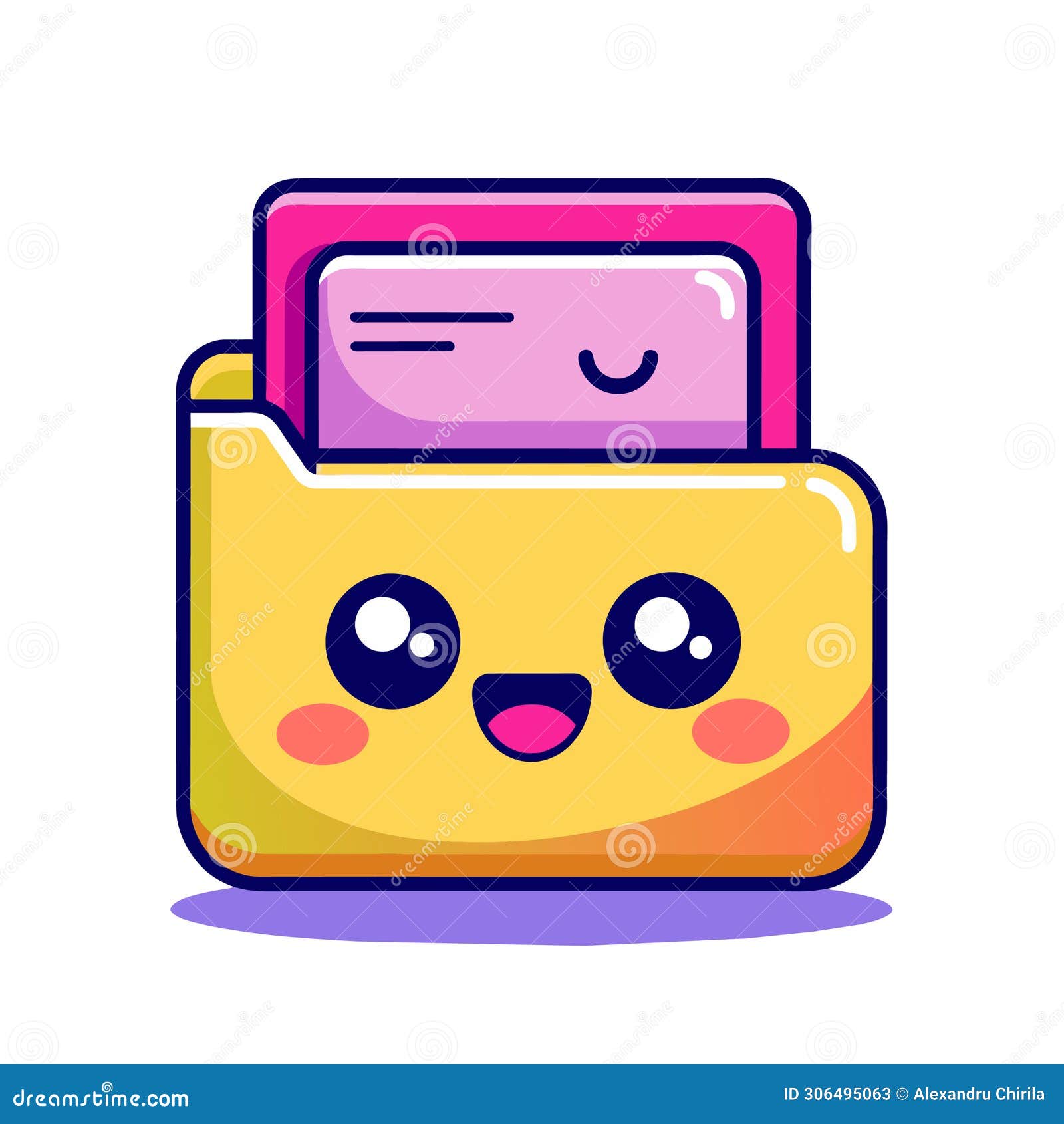 Folder Cute School Vector EPS Stock Vector - Illustration of mama, girl ...