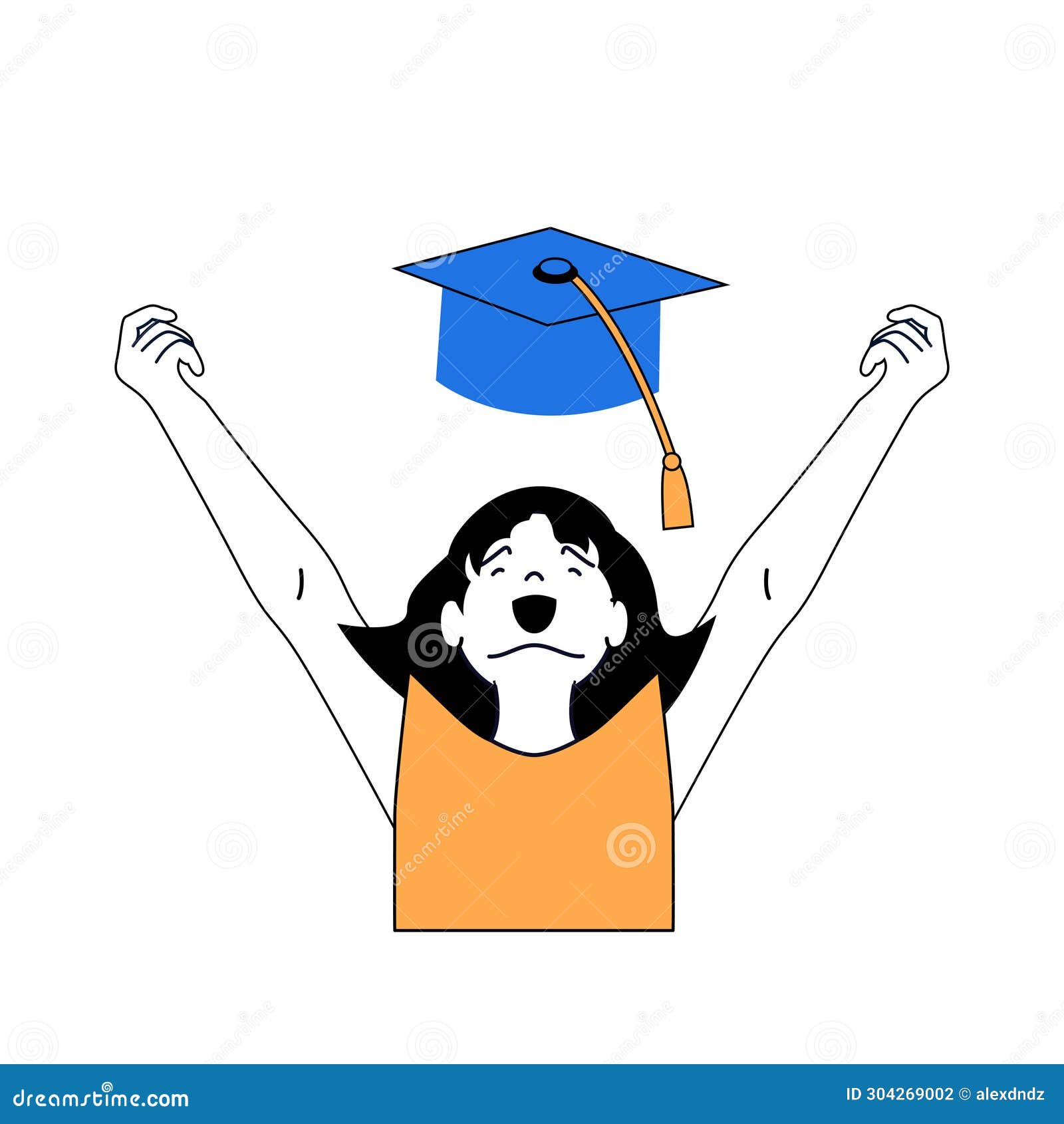 School Learning Concept with Cartoon People in Flat Design for Web ...