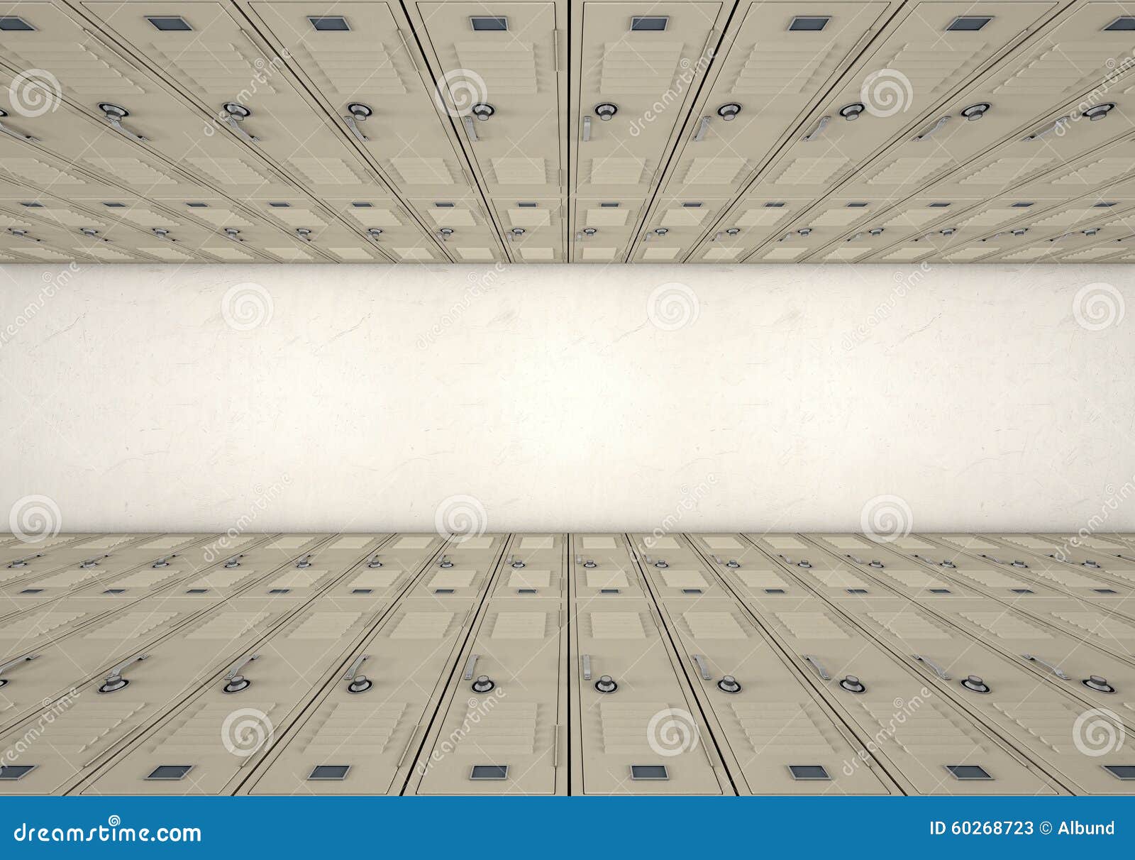 School Locker Corridor stock image. Image of hall, metal - 60268723