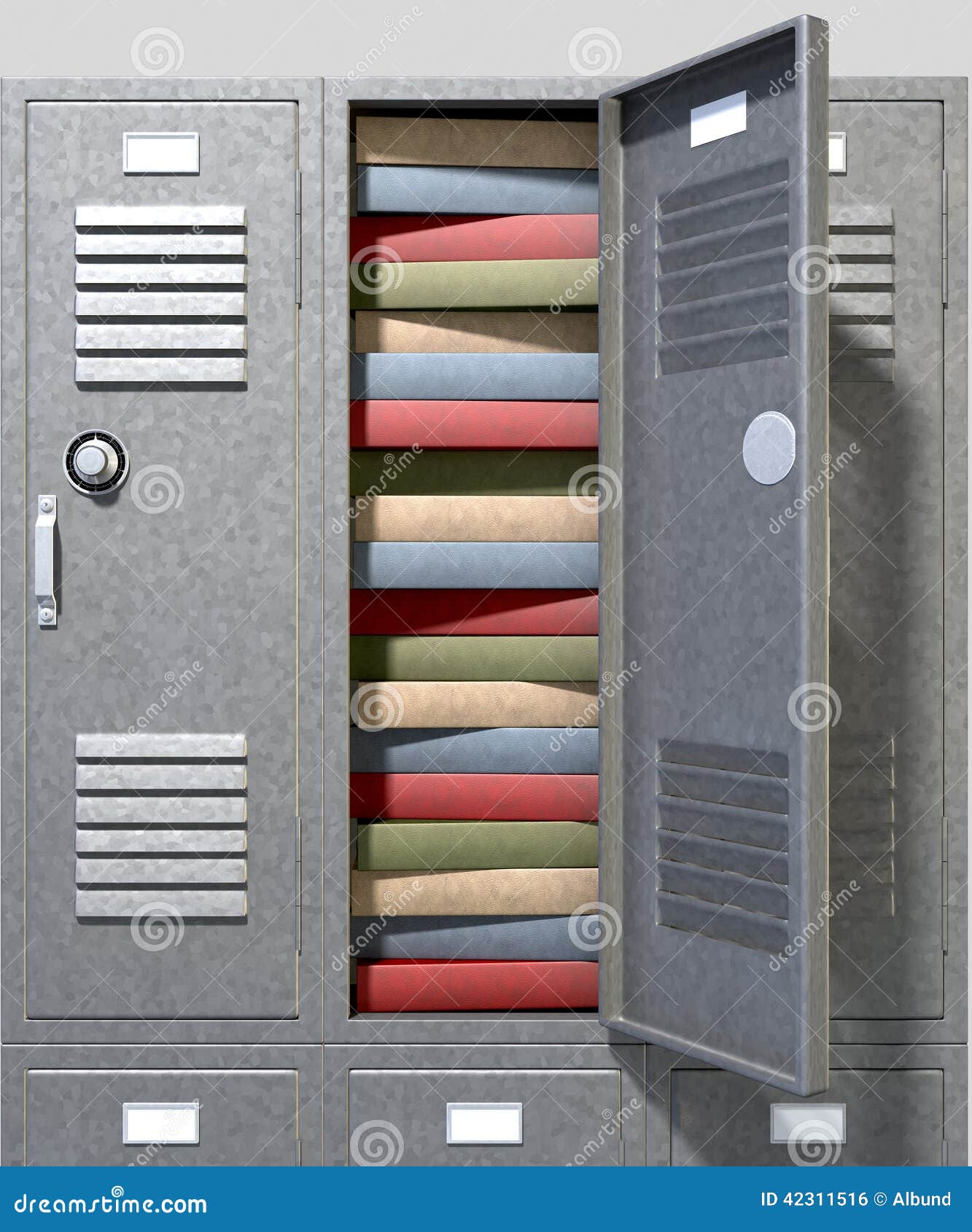 School Locker Crammed Books Stock Photos - Free & Royalty-Free Stock ...