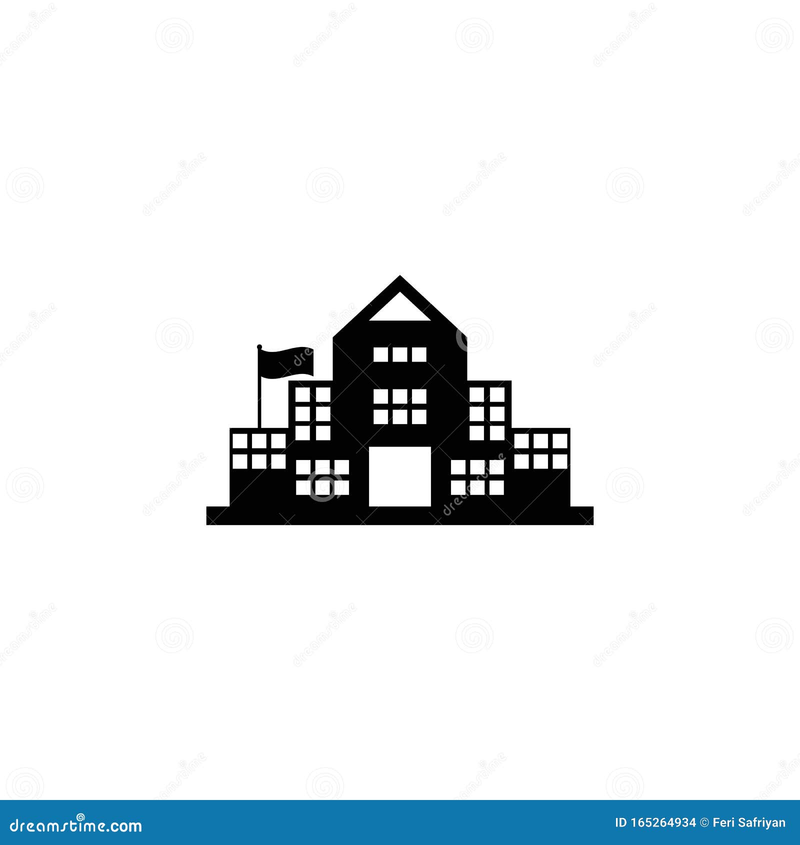 School logo template stock vector. Illustration of outline - 165264934