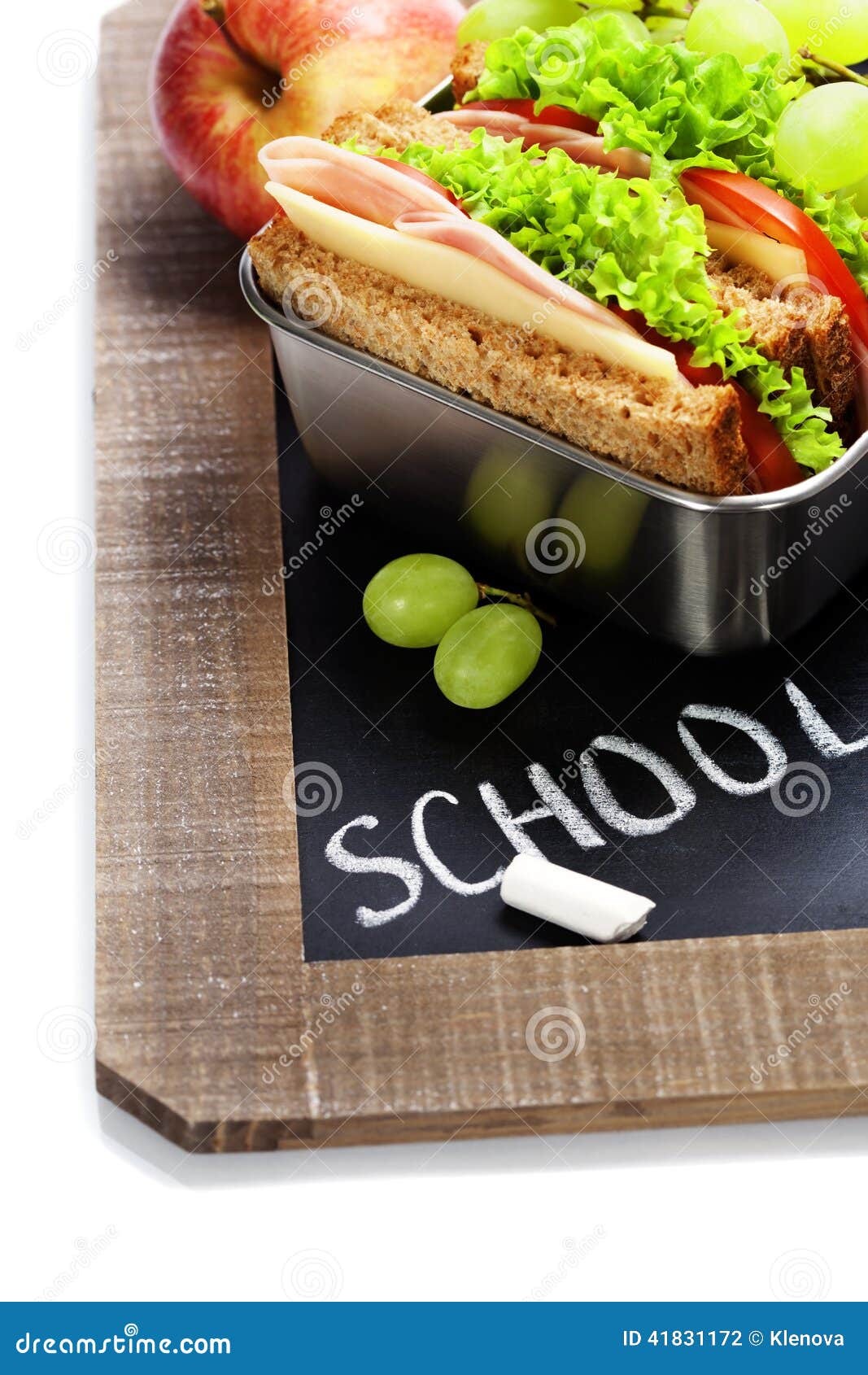 School lunch stock photo. Image of dinnertime, snack - 41831172