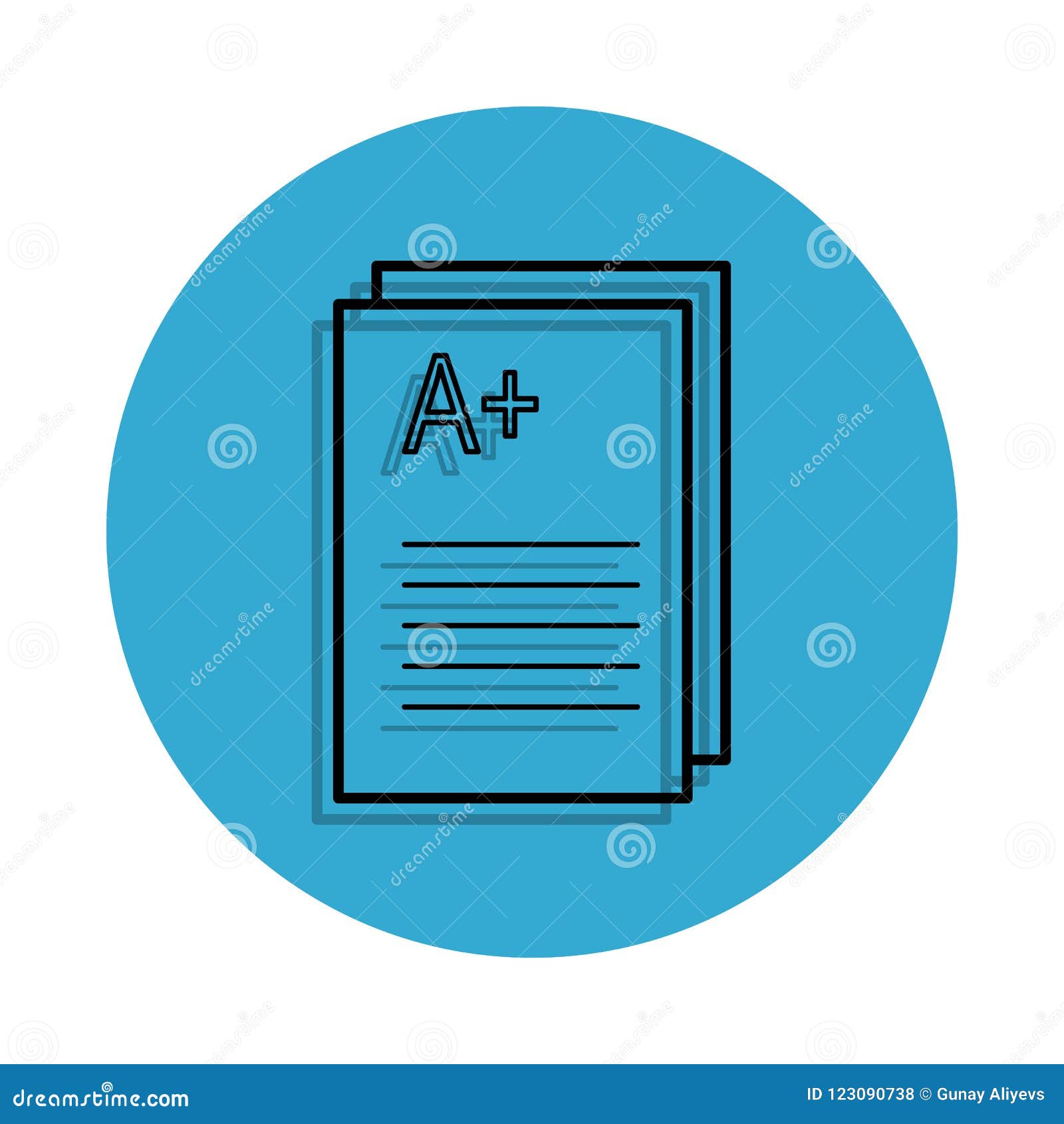 School Marks Icon. Element of School for Mobile Concept and Web Apps ...