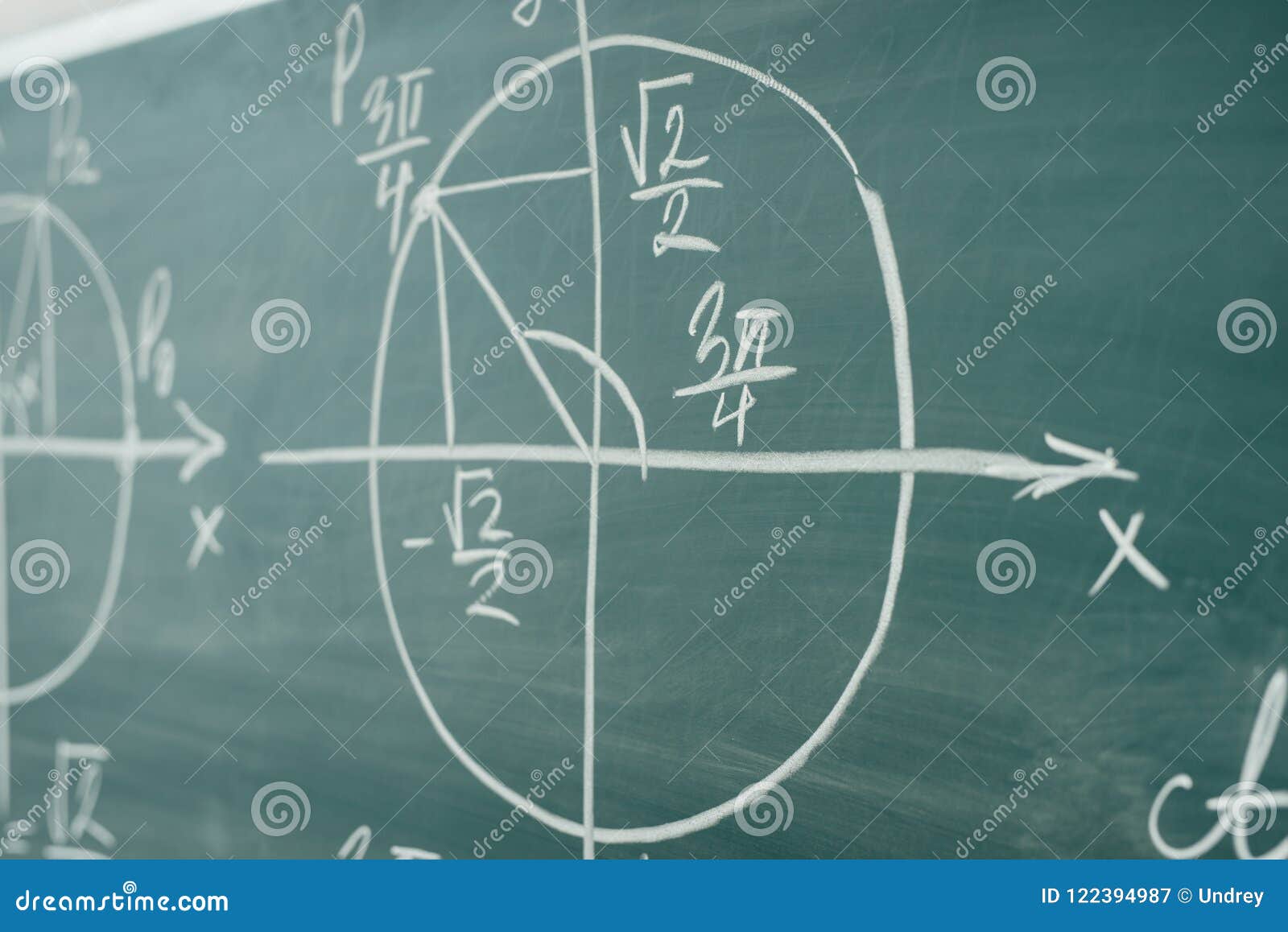 Math Lesson. Education And Knowledge. Small Girl Back To School. Pupil ...