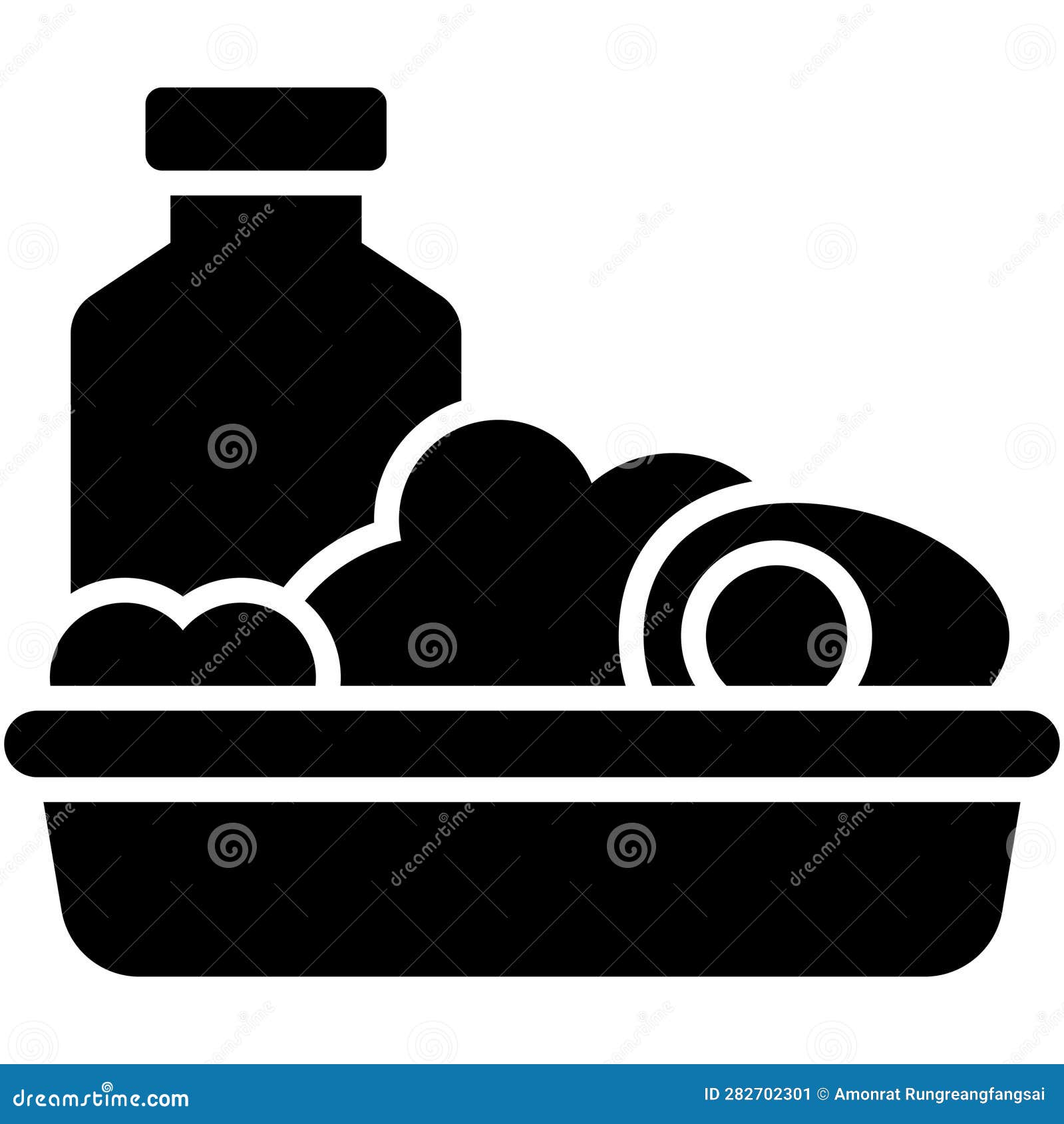 School Meal Icon, High School Related Vector Illustration Stock Vector ...