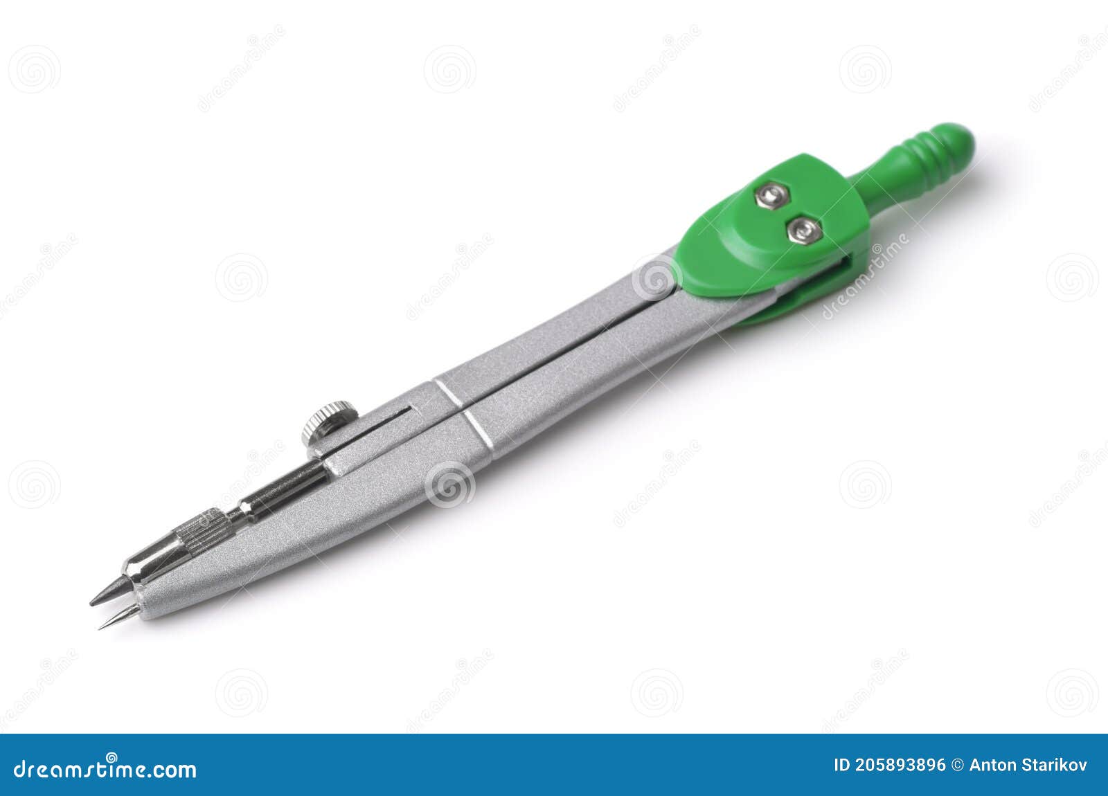 Drafting Compass And Rulers On Blueprints. Royalty-Free Stock Photo ...