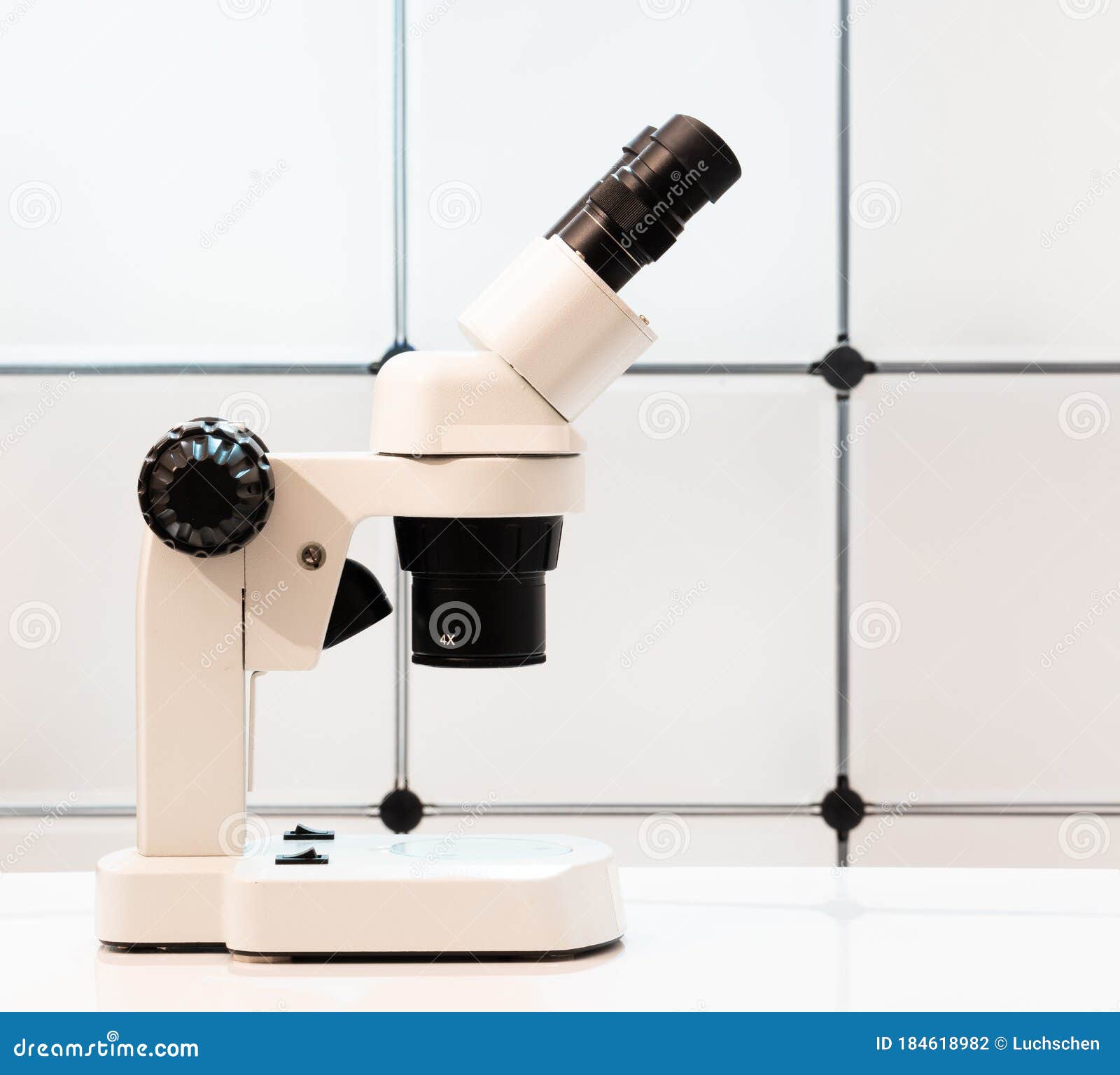 School Microscope in a Biology Class Stock Photo - Image of laboratory ...