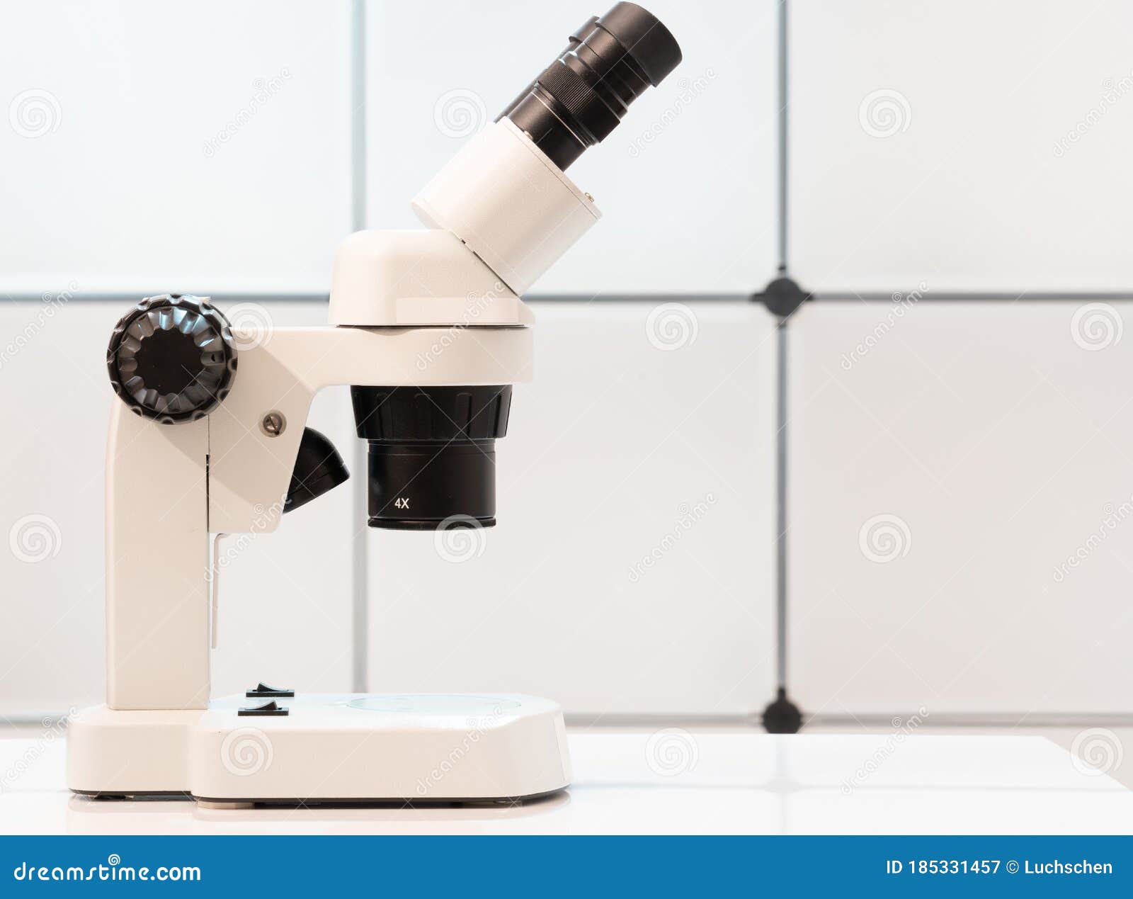 School Microscope in a Biology Class Stock Image - Image of microscope ...