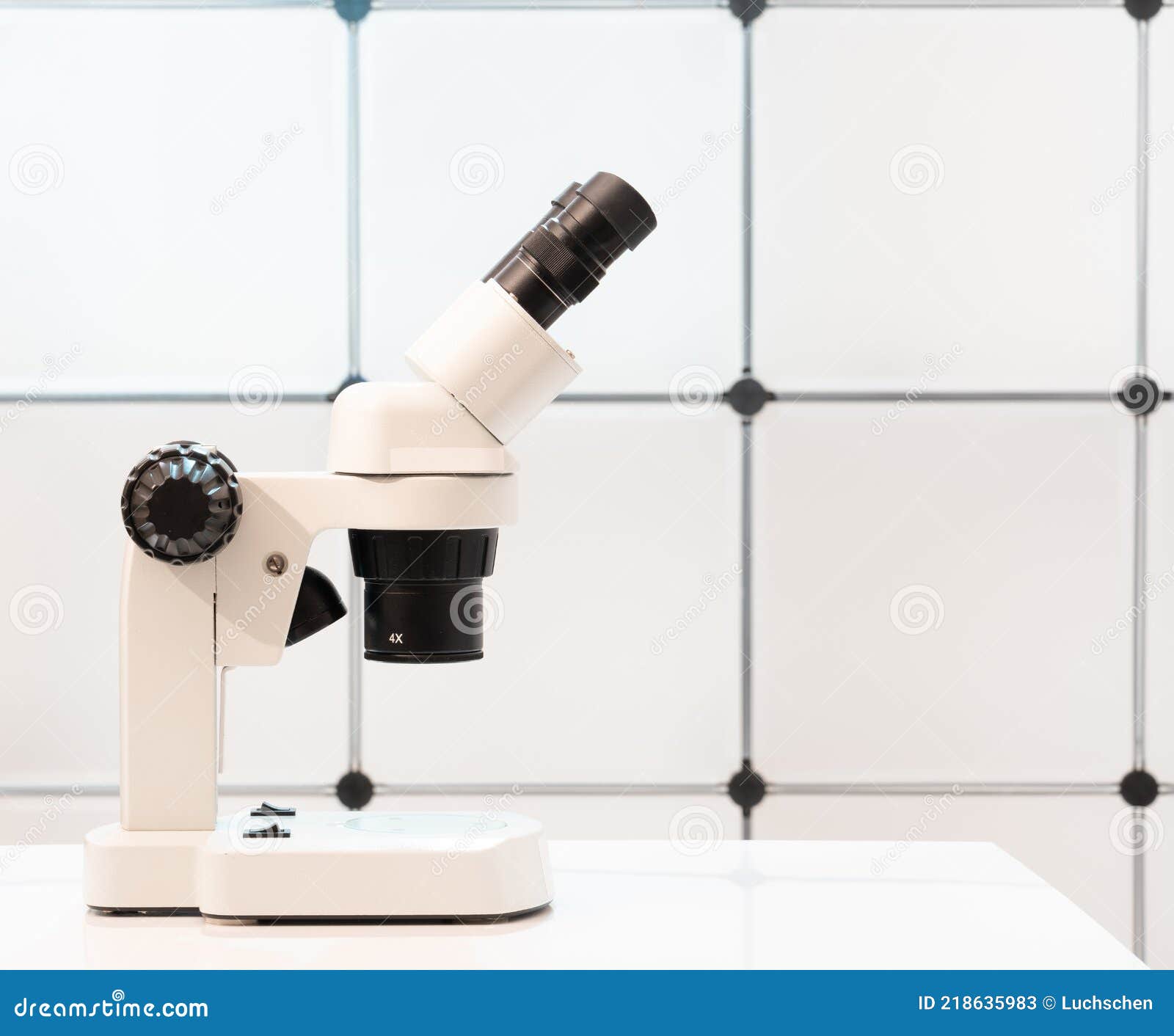 School Microscope in a Biology Class Stock Image - Image of goggles ...