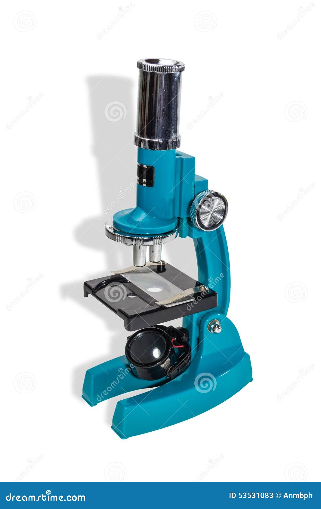 School microscope stock image. Image of device, eyepiece - 53531083