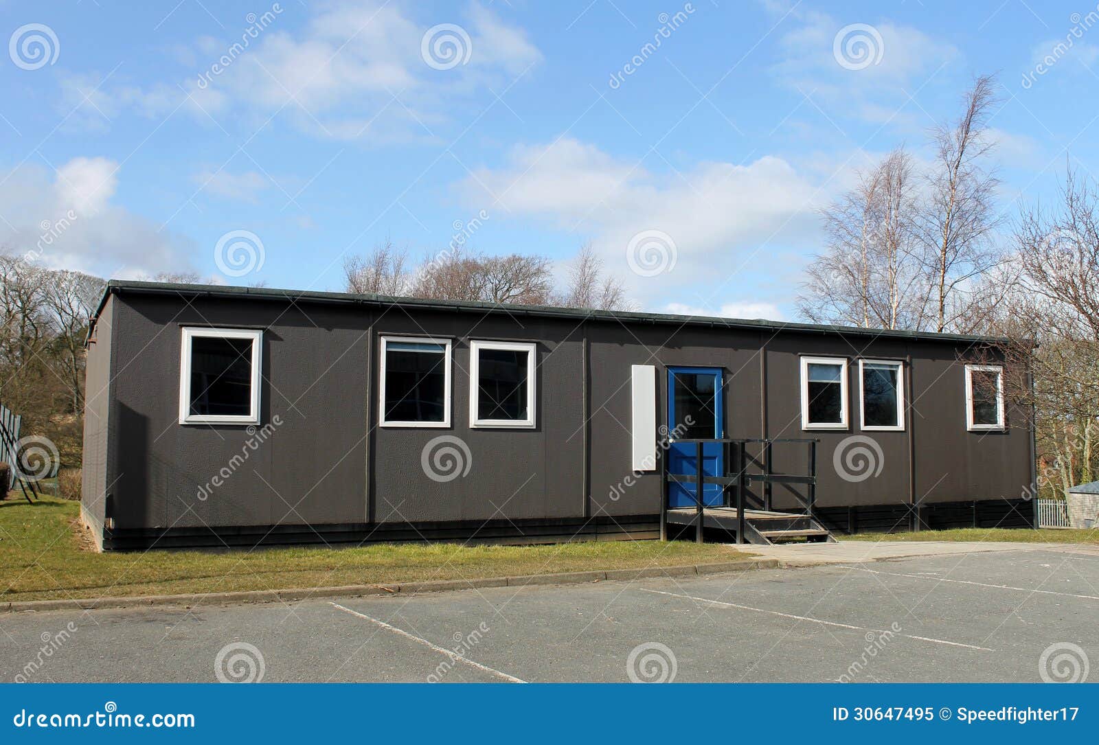 School mobile classroom stock image. Image of mobile - 30647495