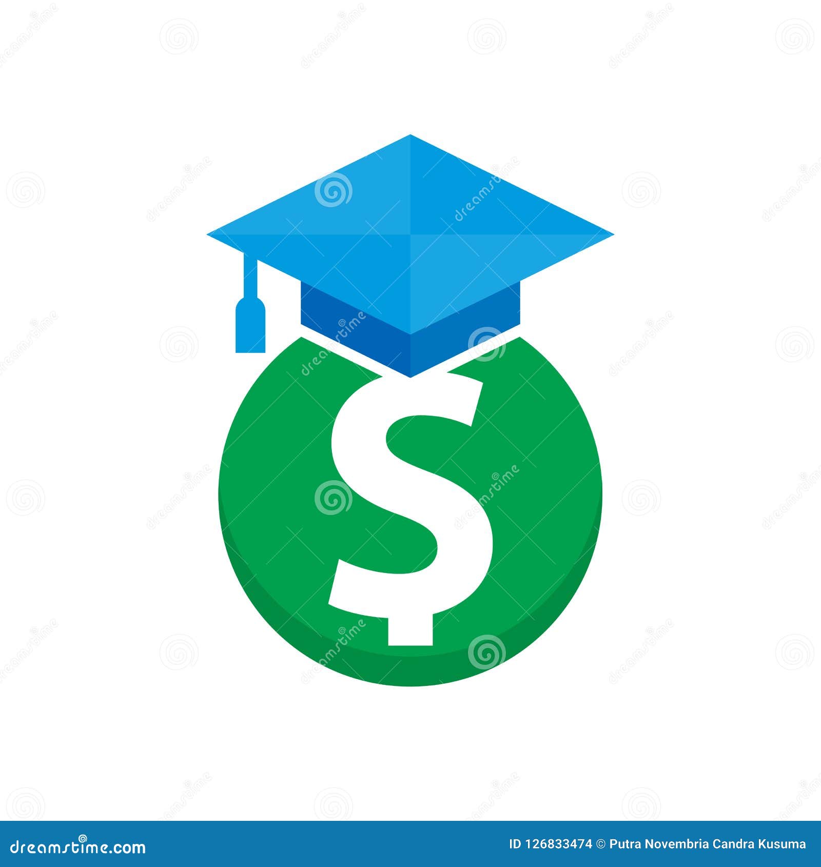 School Money Logo Icon Design Stock Vector - Illustration of concept ...