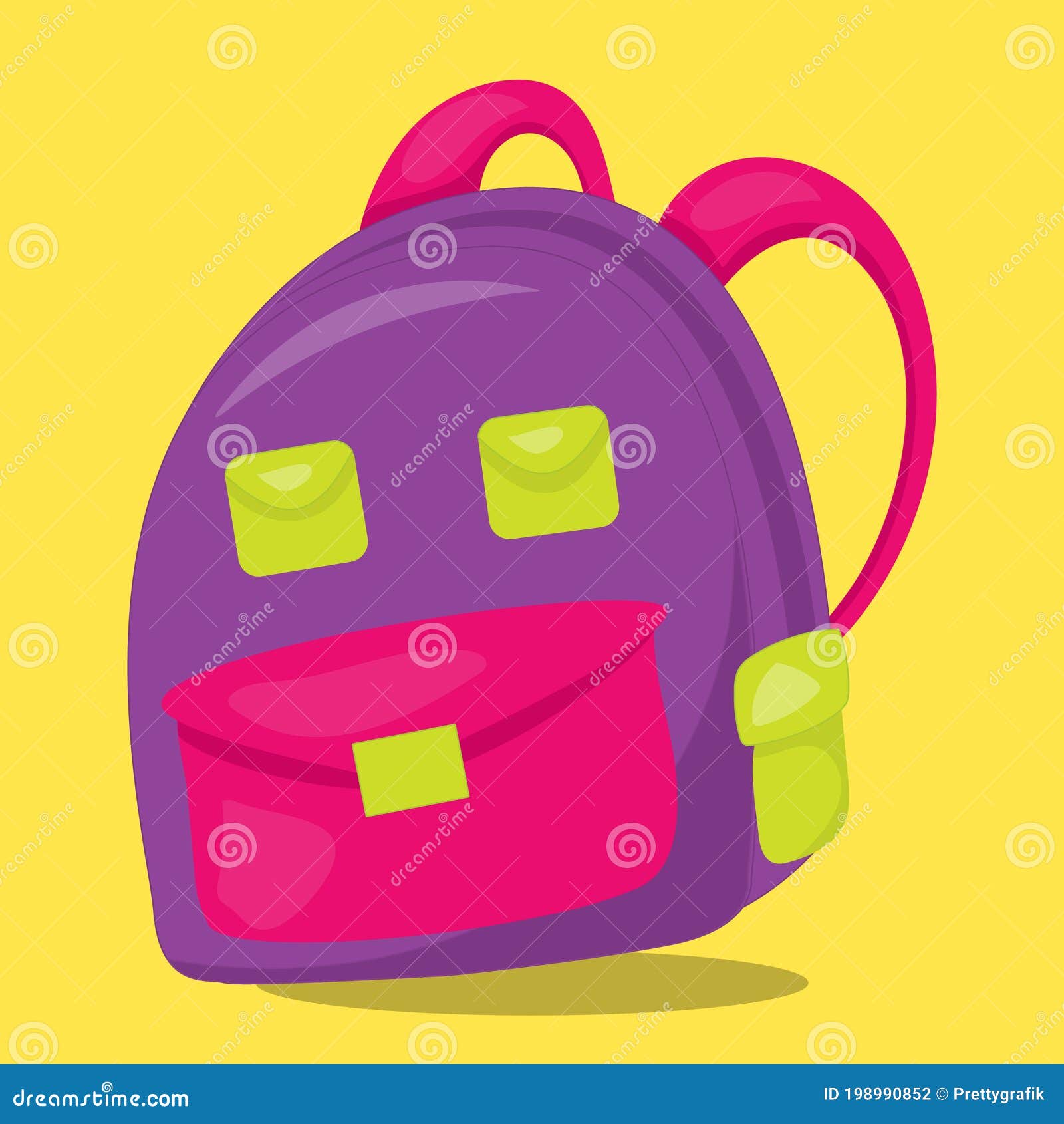 School monkey girl bag 12 stock vector. Illustration of vector - 198990852