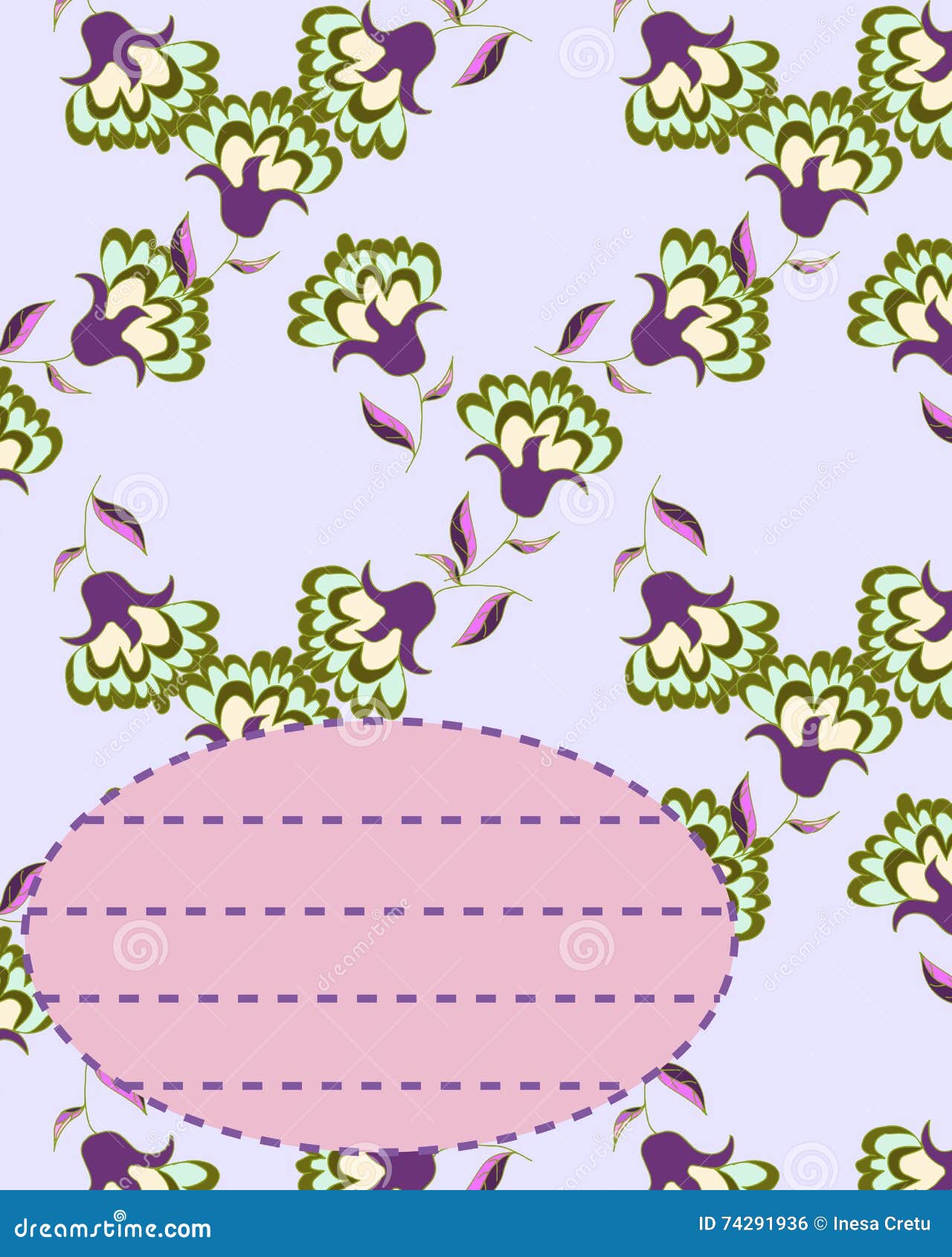 School Notebook Cover Postcard Invitation Template Stock Vector ...