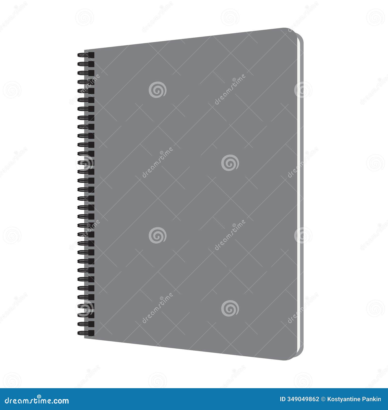 School Notebook for Essays on Spring Stock Vector - Illustration of ...