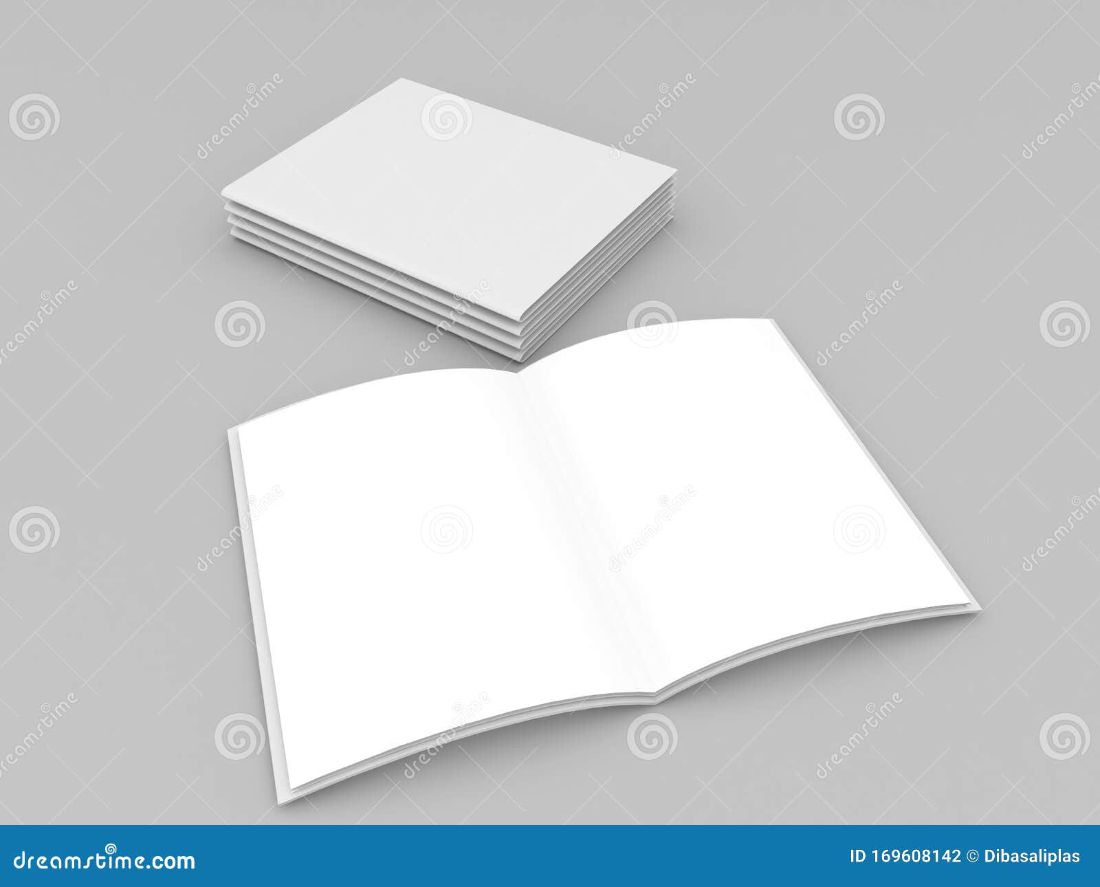 School Notebook Layout on a Gray Background. Stock Illustration ...