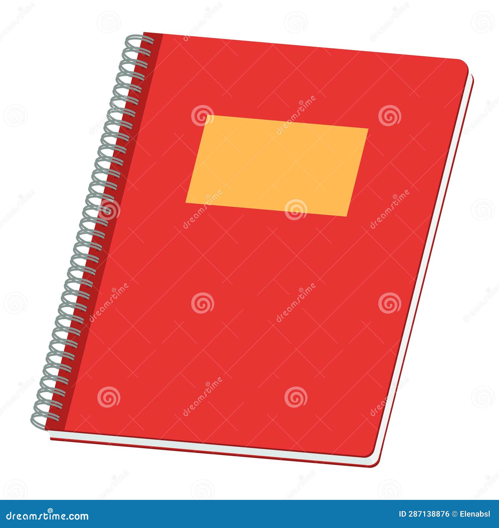 School Notebook, Learning and Education Concept Stock Illustration ...