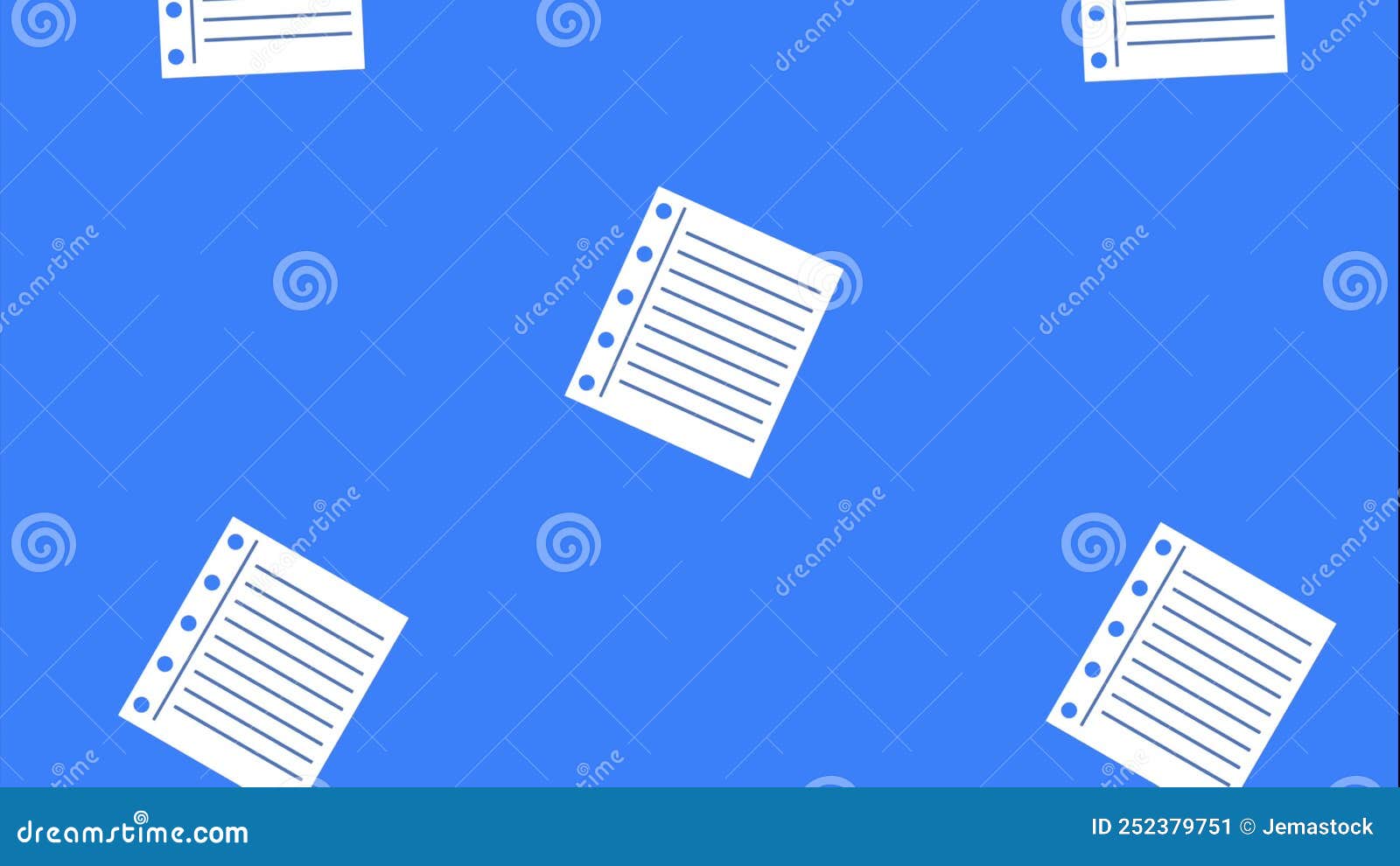 School Notebook Sheets Pattern Animation Stock Video - Video of class ...