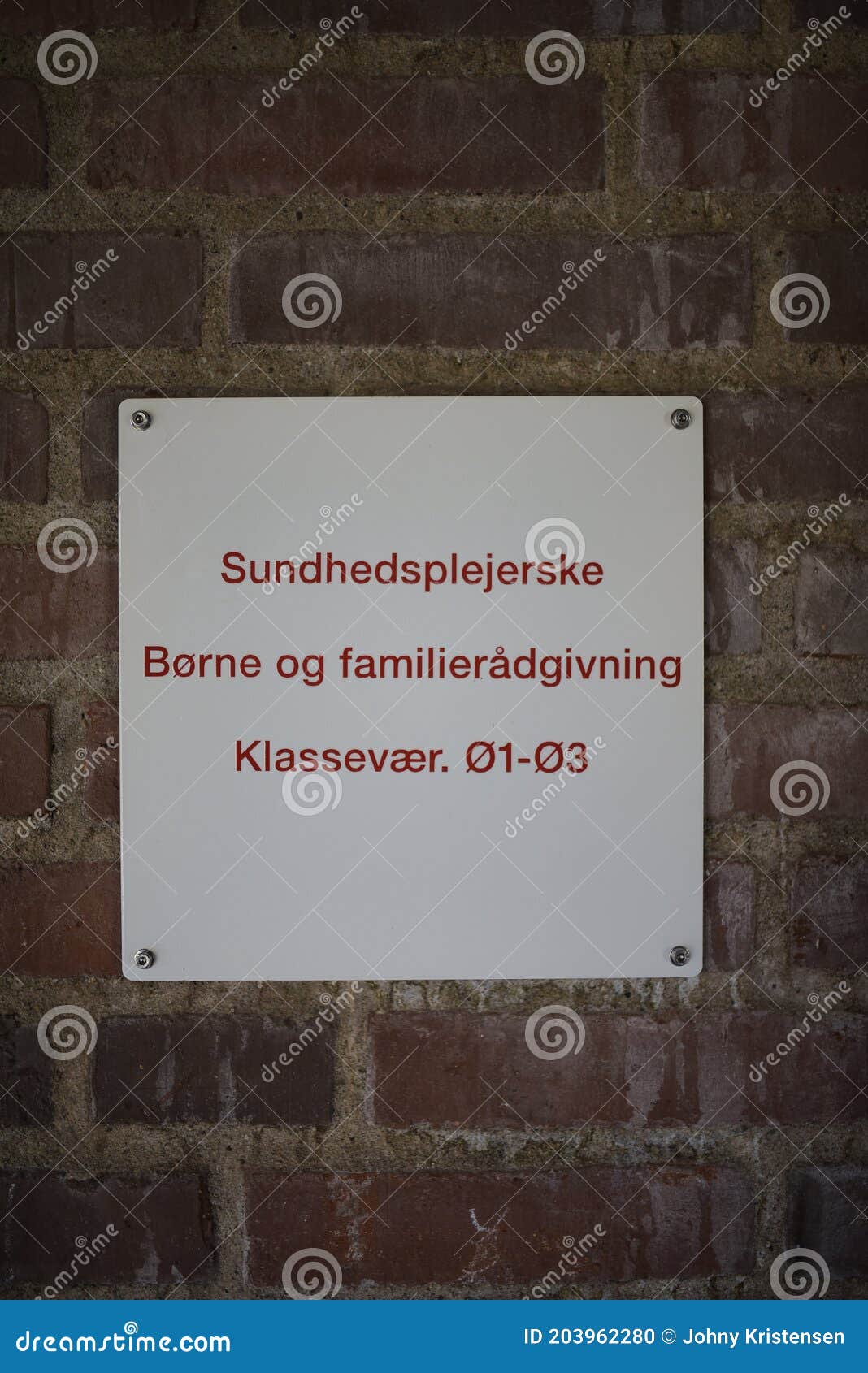 School Nurse Sign on School Building Stock Photo - Image of building ...