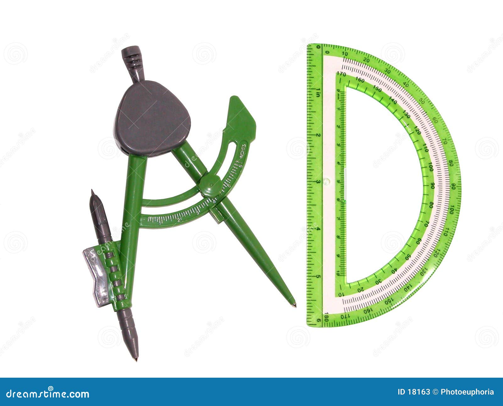 Plastic Compass stock image. Image of green, direction, atlas - 18163