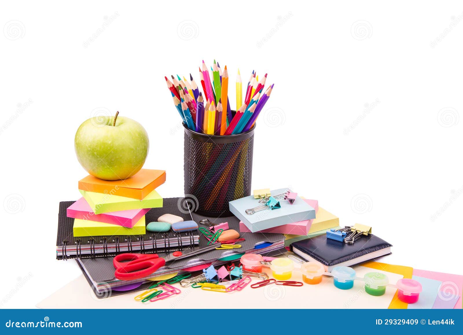 School and Office Stationary. Back To School Concept Stock Image ...