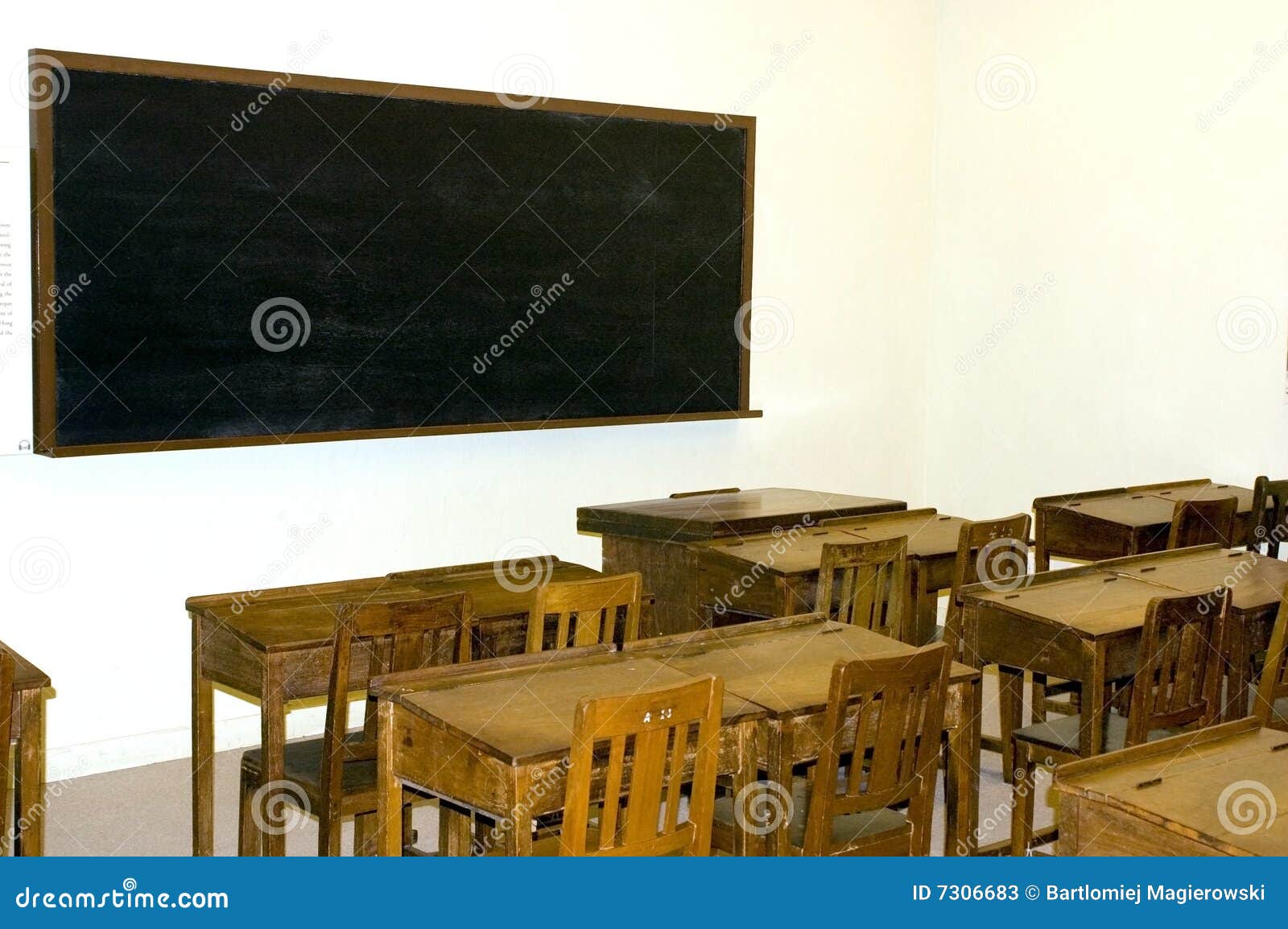 School in old style stock image. Image of education, indoor - 7306683