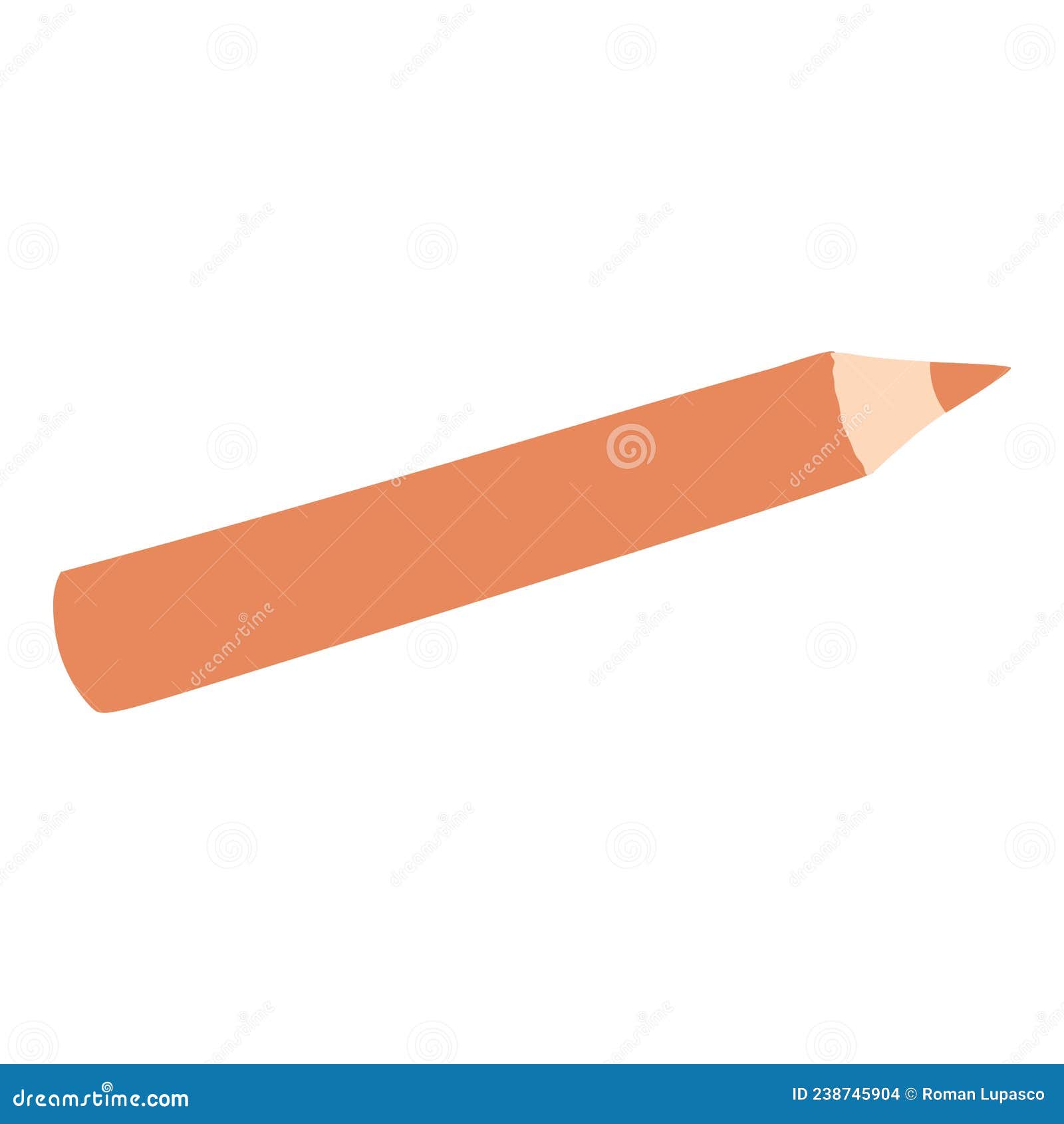 School Pen Falling Down with Different Things. School Pen Fly, Isolated ...