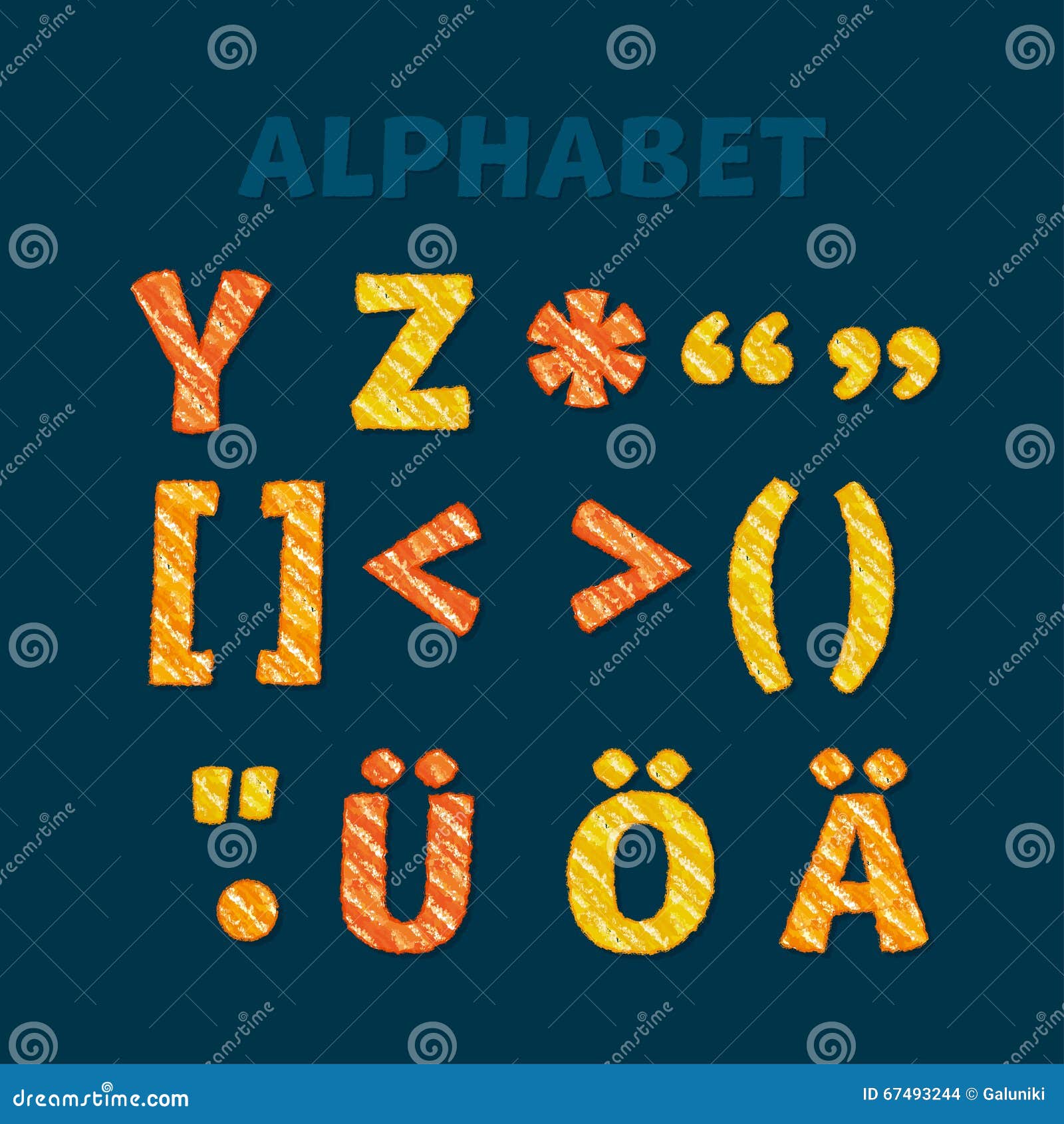 Collection Of Umlaut And Accent Letters Royalty-Free Stock Photo ...