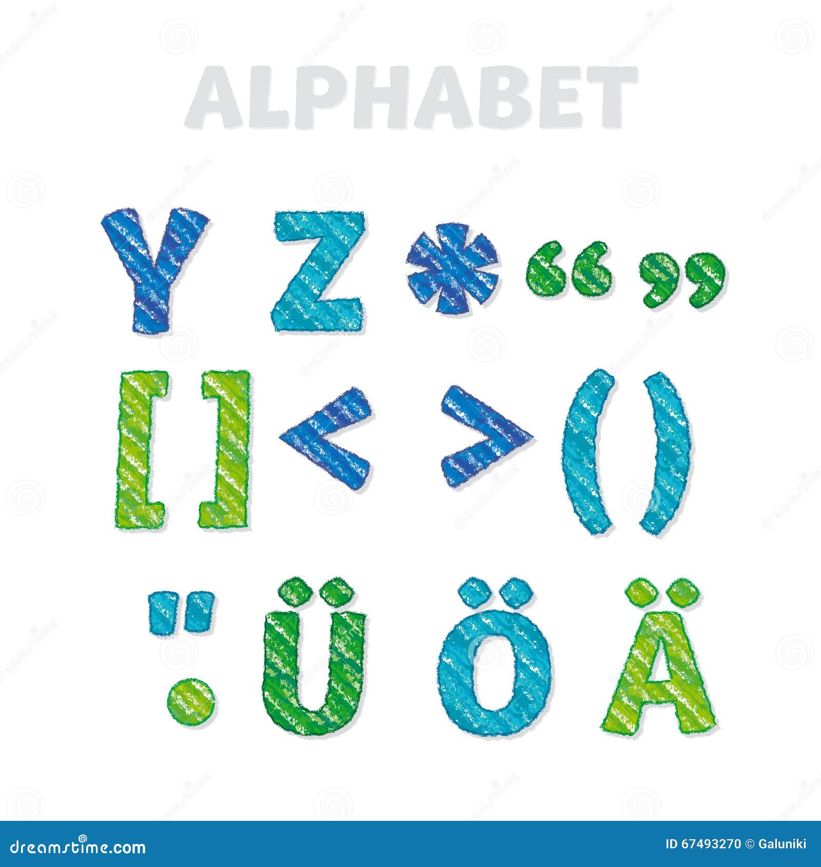 Collection Of Umlaut And Accent Letters Royalty-Free Stock Photo ...