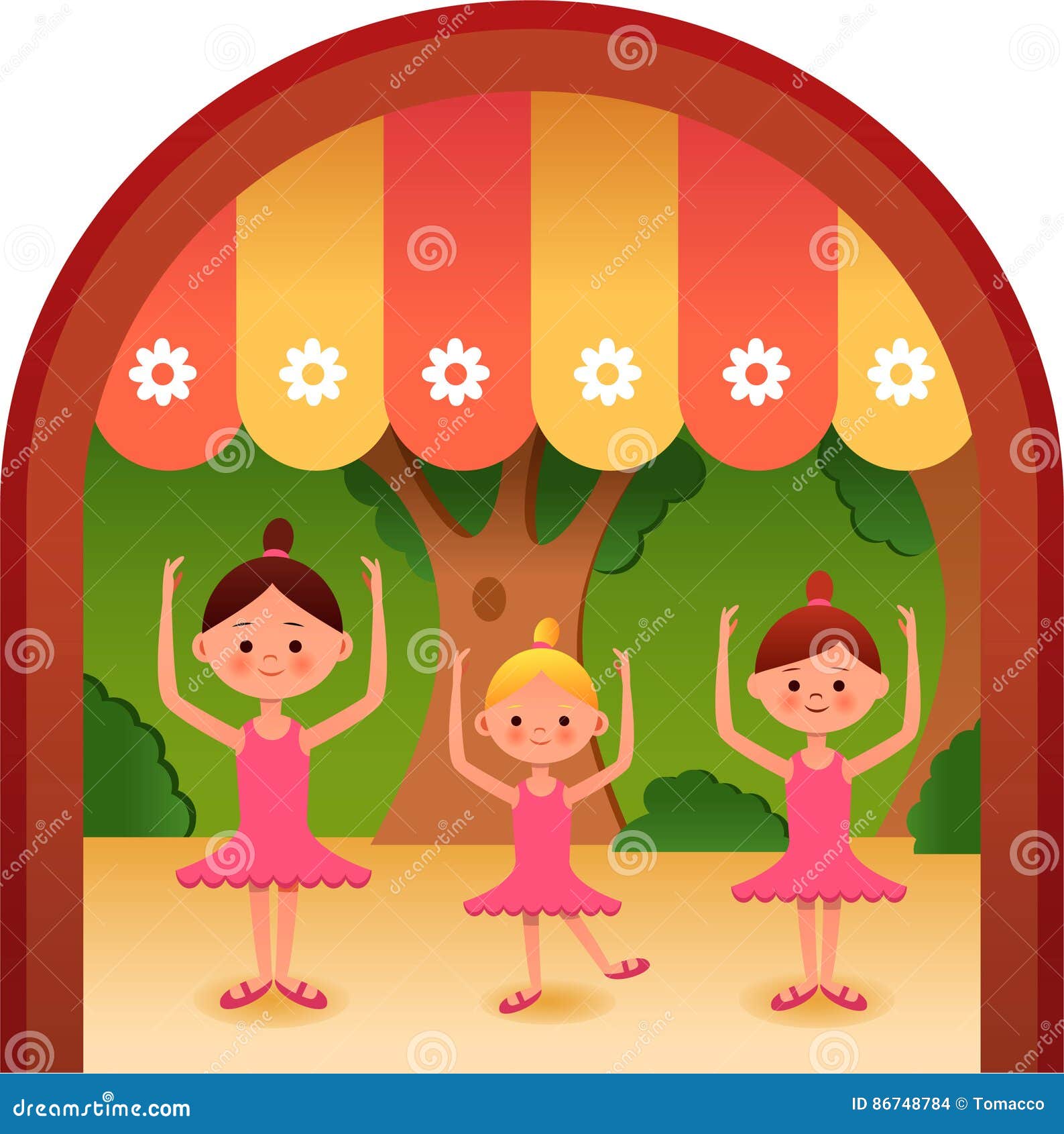 School play stock illustration. Illustration of illustrations - 86748784
