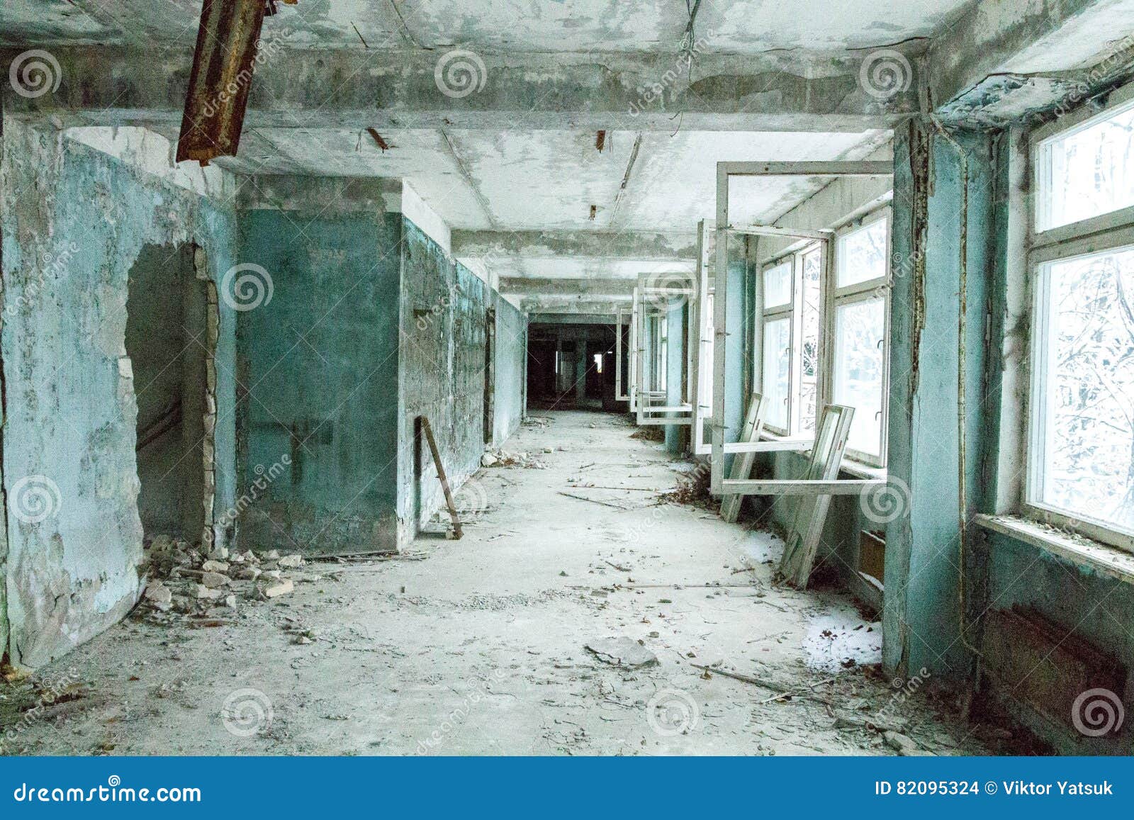 School in Pripyat. Chernobyl, Ukraine. Stock Photo - Image of ussr ...