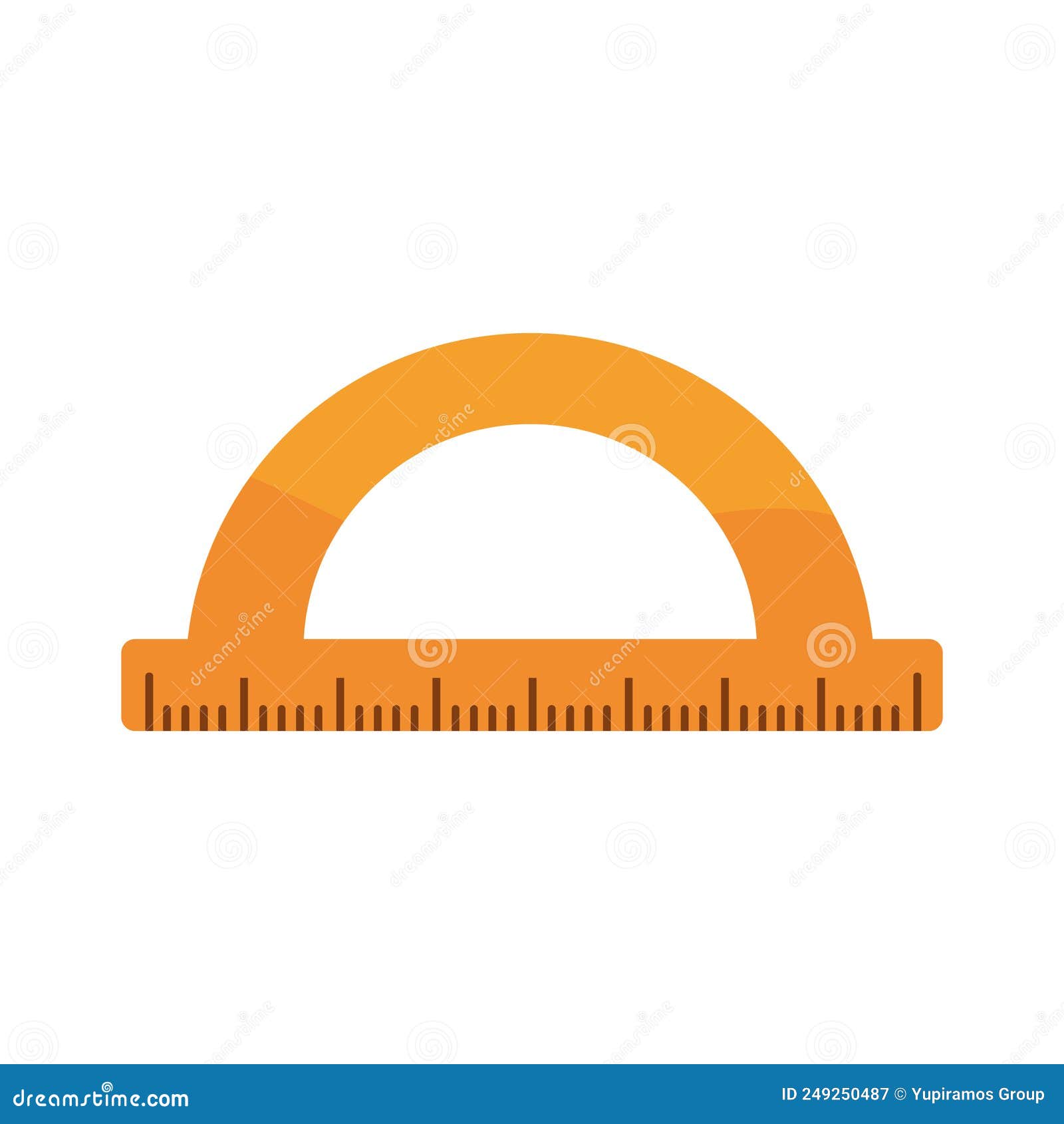 School protractor geometry stock vector. Illustration of icon - 249250487