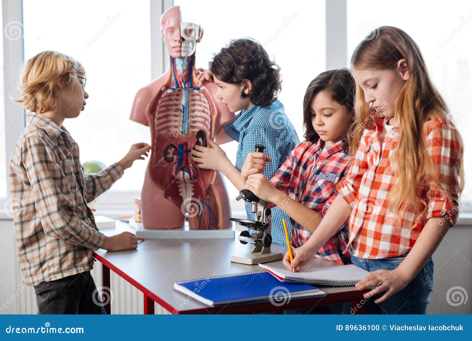 Curious Students Reading Books In Class Royalty-Free Stock Photo ...