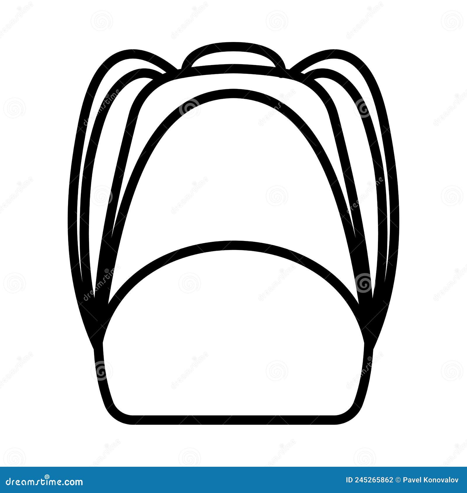 School Rucksack Cartoon Character Smiling Happy, Back To School Royalty ...