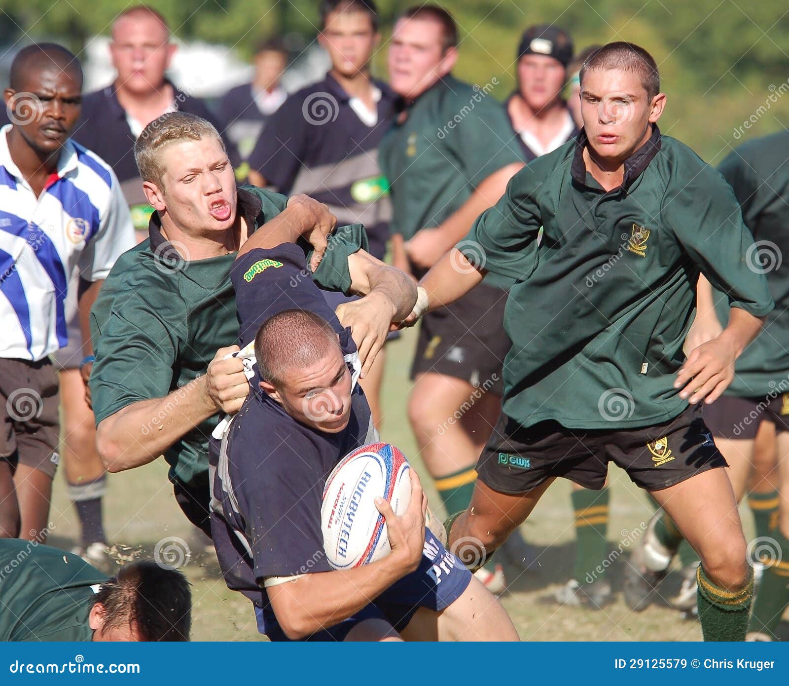 School Rugby Football Match Action Editorial Stock Image - Image of ...