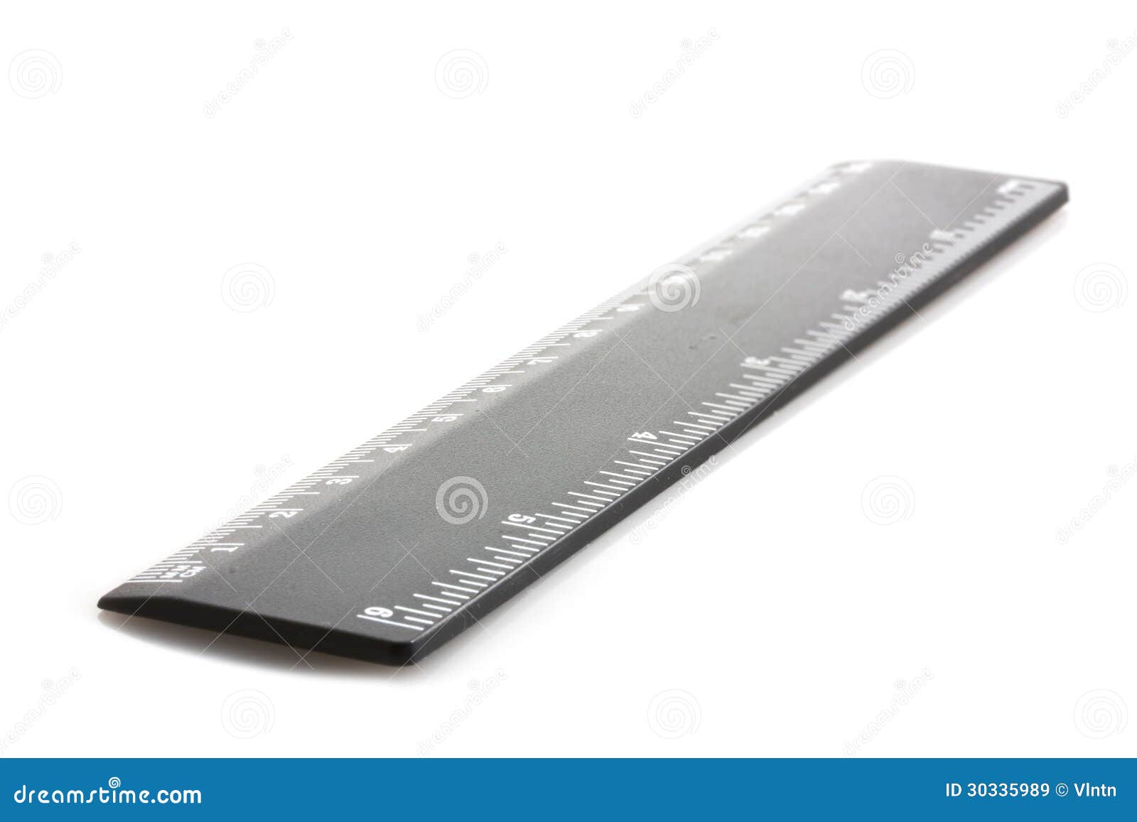 School ruler isolated stock image. Image of school, length - 30335989