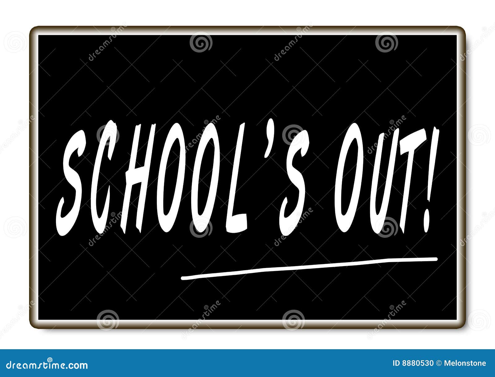 School s Out stock illustration. Illustration of graphic - 8880530