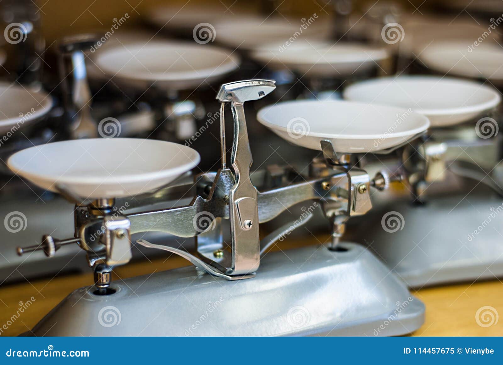 School Scales for Students Science Class Stock Image - Image of ...