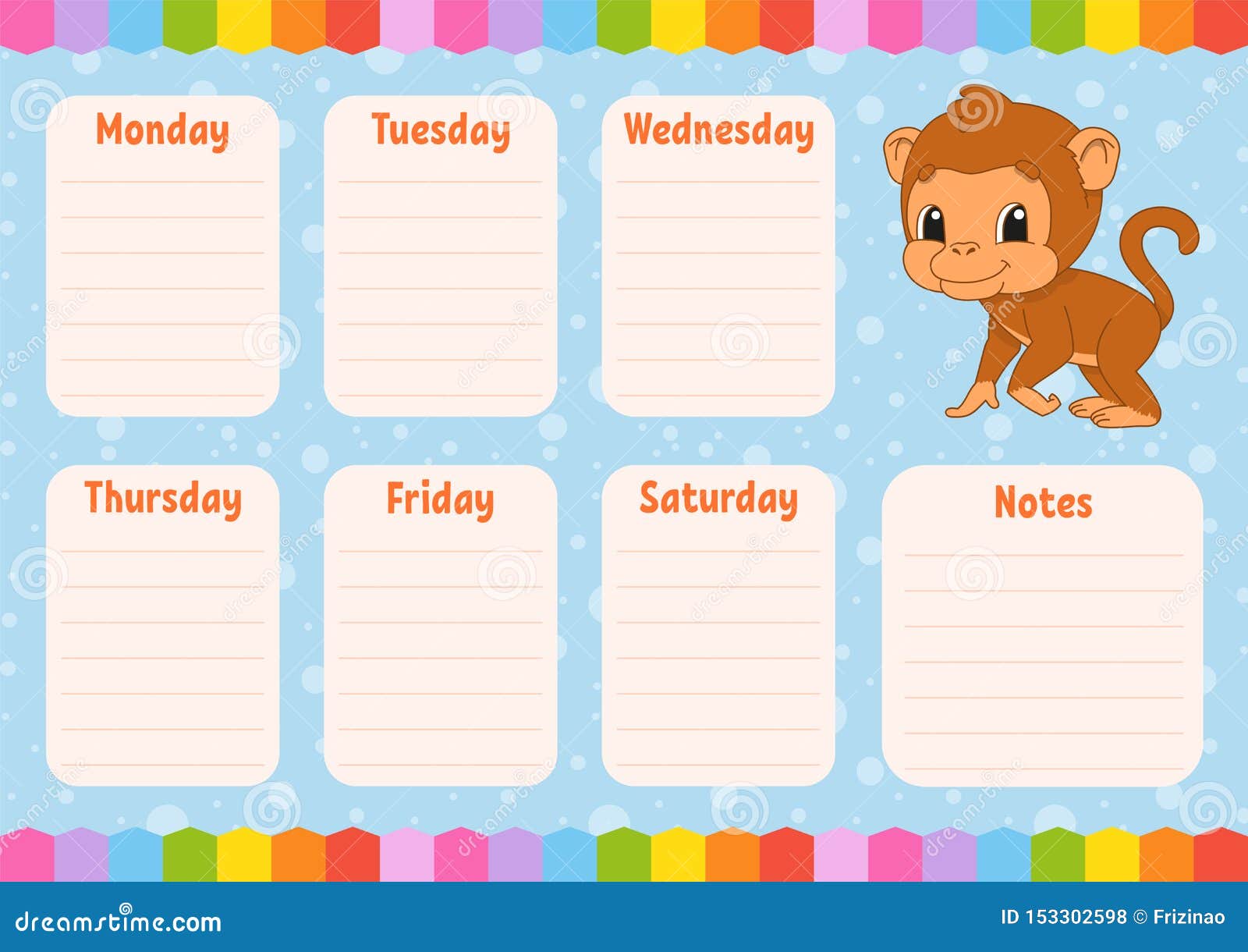 Weekly Schedules For Kids