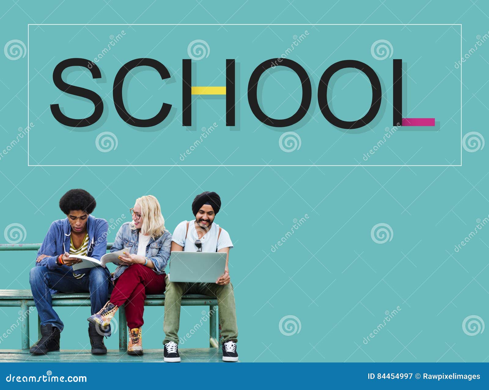 School Schooling Student Knowledge Educational Concept Stock Image ...
