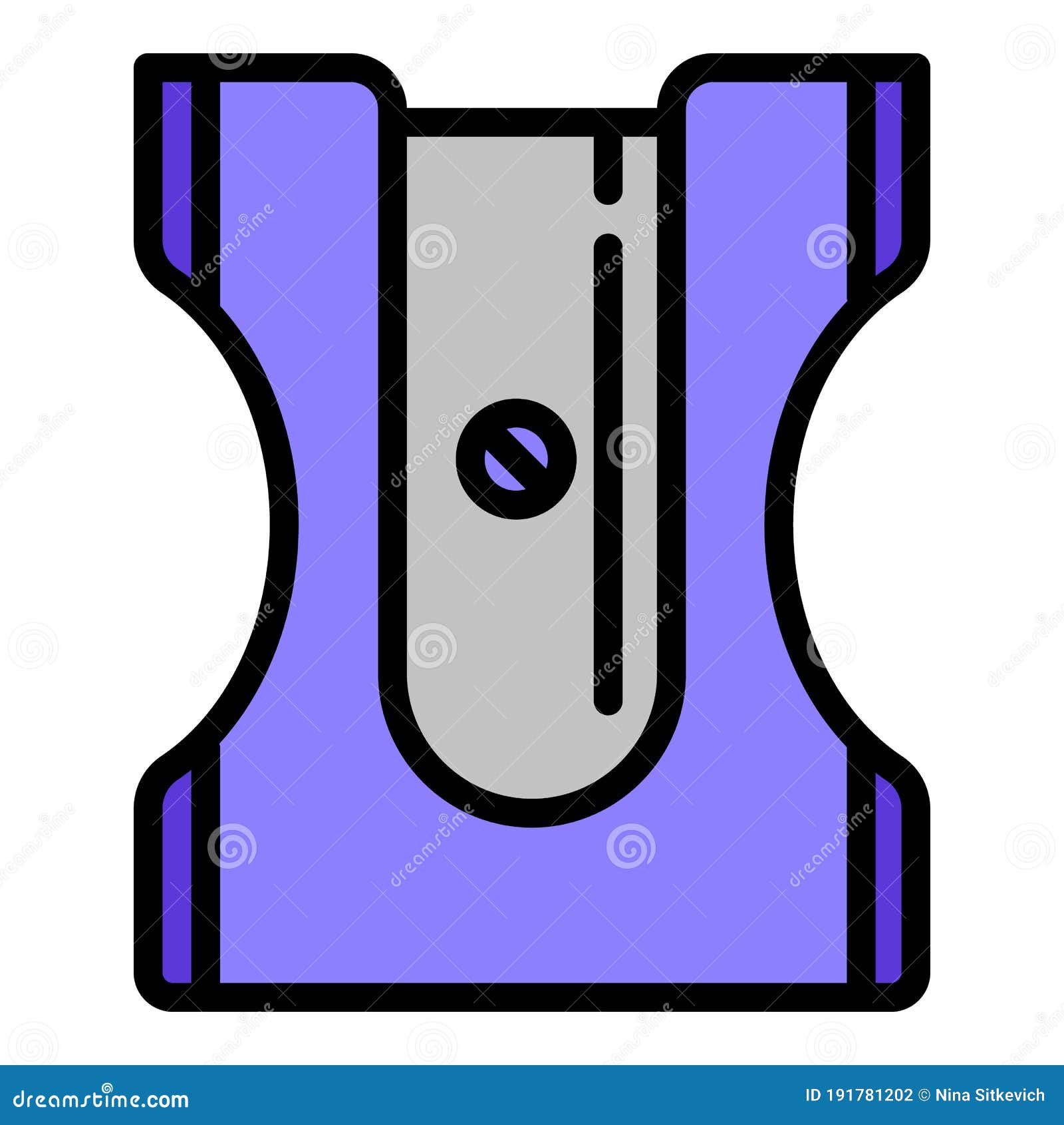 School Sharpener, Ruler Set, Pencil And Eraser. Back To School. Vector ...